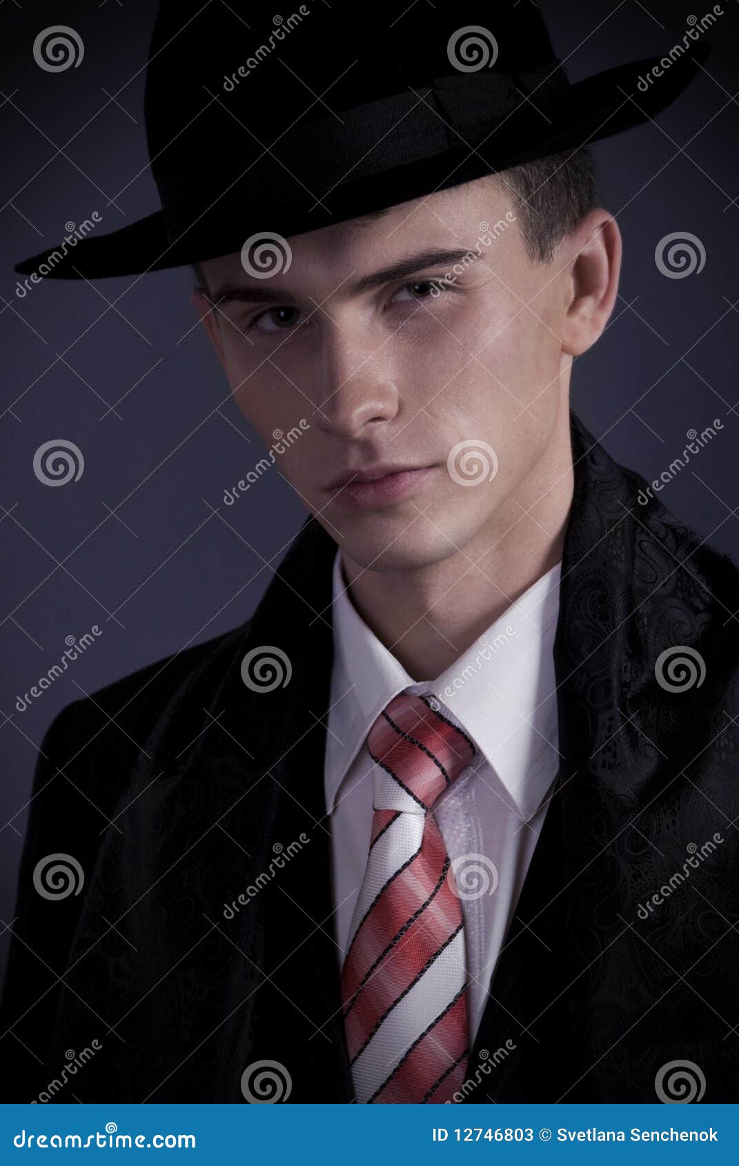 Man in top hat stock image. Image of male, human, macho - 12746803