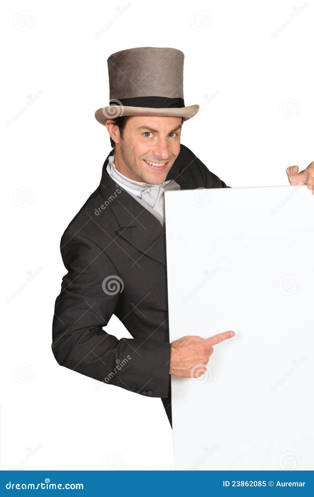 Man in top hat stock image. Image of adult, people, fancy - 23862085