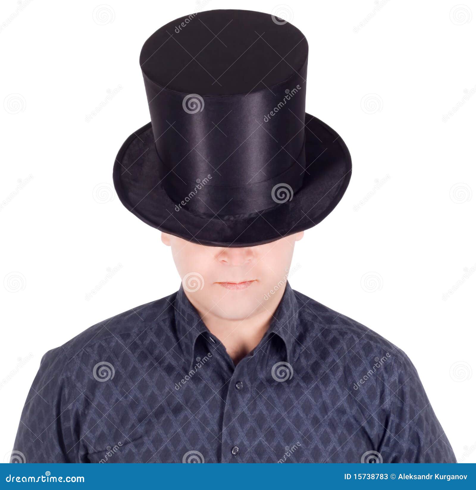 Man in top hat (cylinder) stock image. Image of caucasian - 15738783