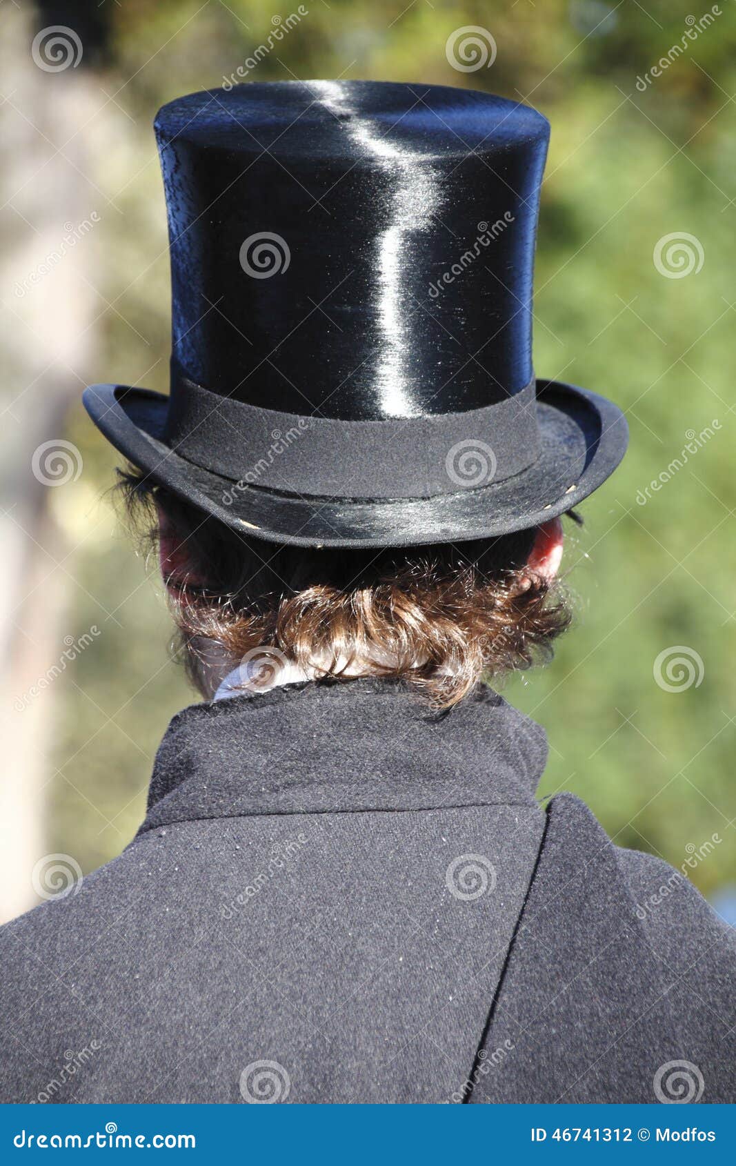 Man in a Top Hat stock photo. Image of style, coat, shiny - 46741312