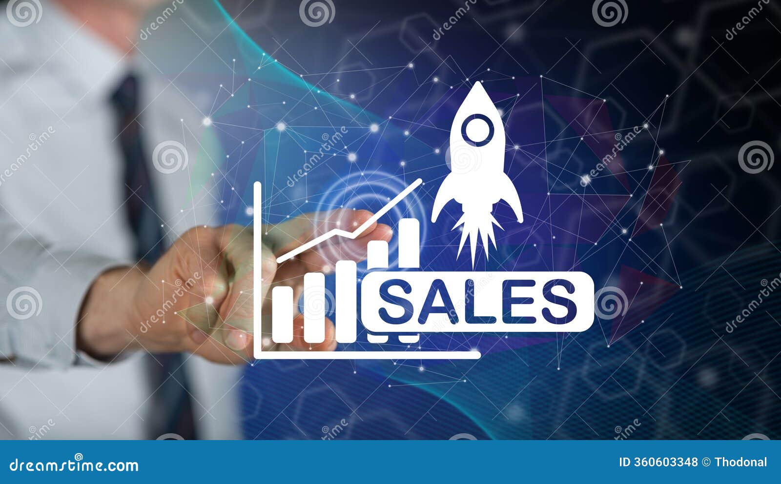 Sales Growth Chart Stock Image | CartoonDealer.com #13296943