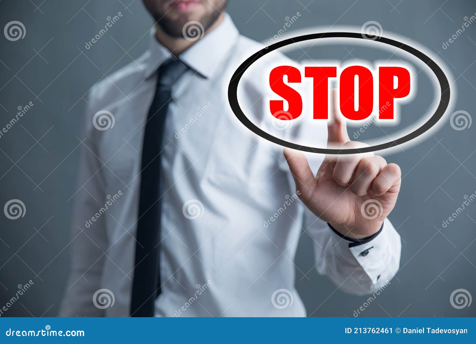 Man touching in stop stock image. Image of finger, digital - 213762461