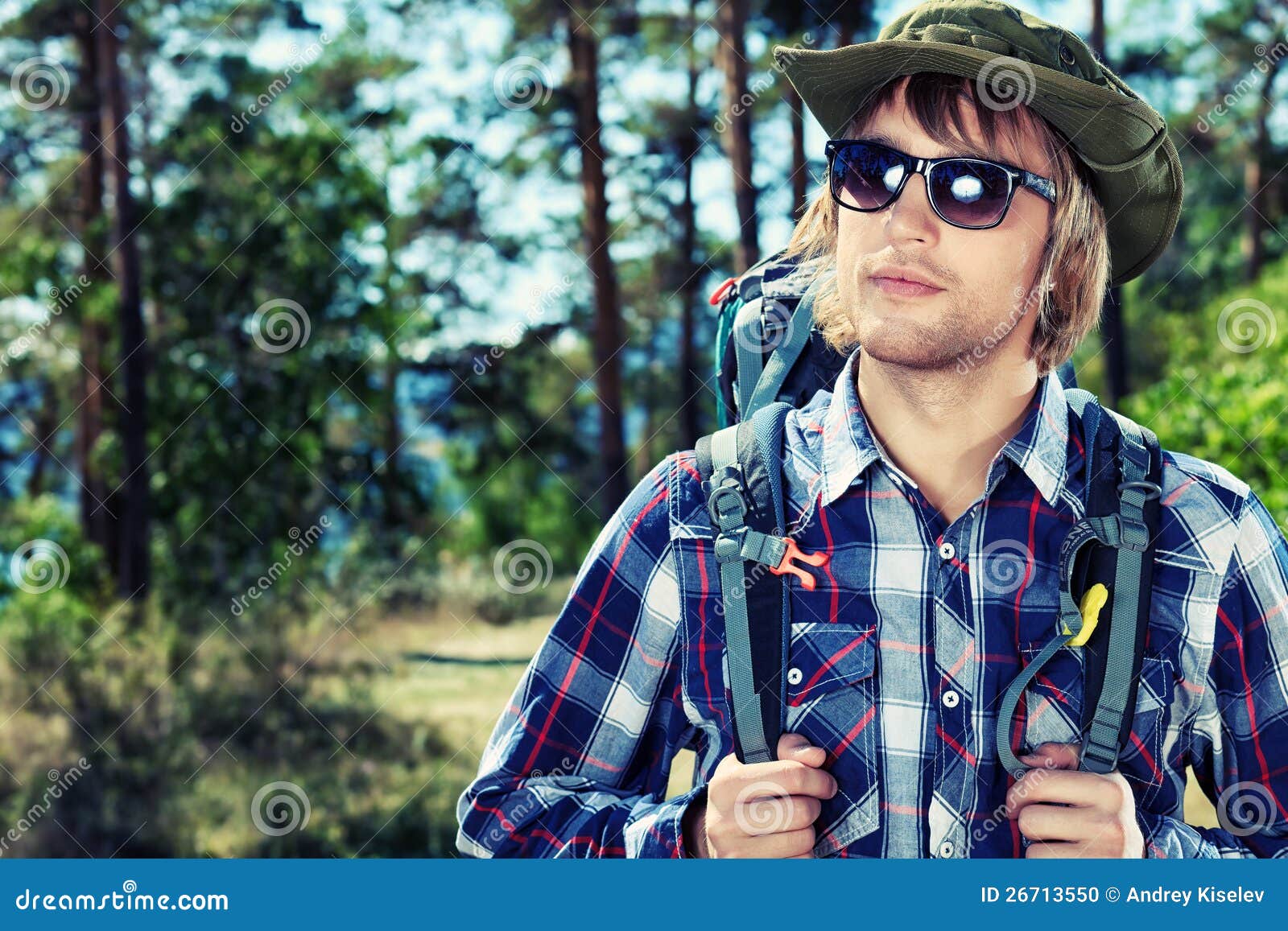 Man tourist stock photo. Image of nature, countryside - 26713550