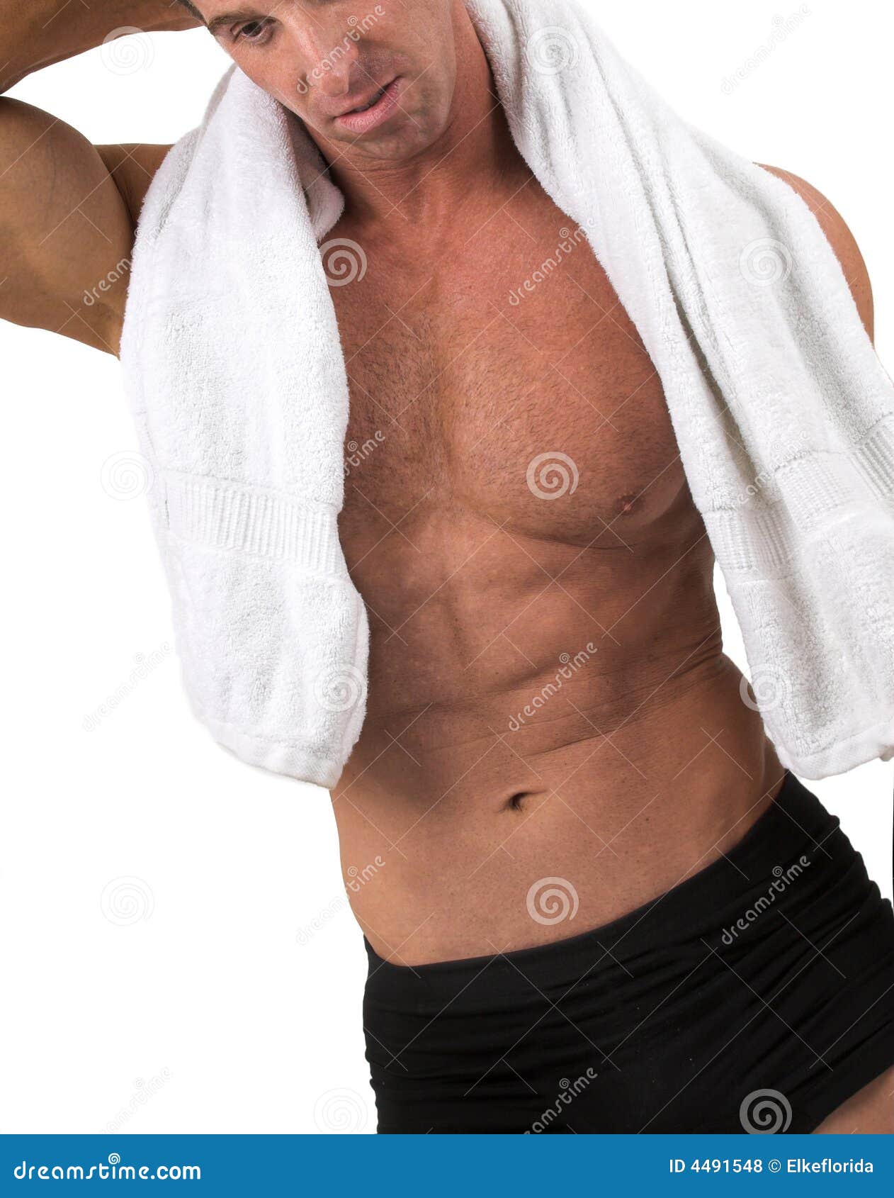 Man with towel stock photo. Image of masculine, smiling - 4491548 Man with towel stock photo. Image of masculine, smiling - 4491548