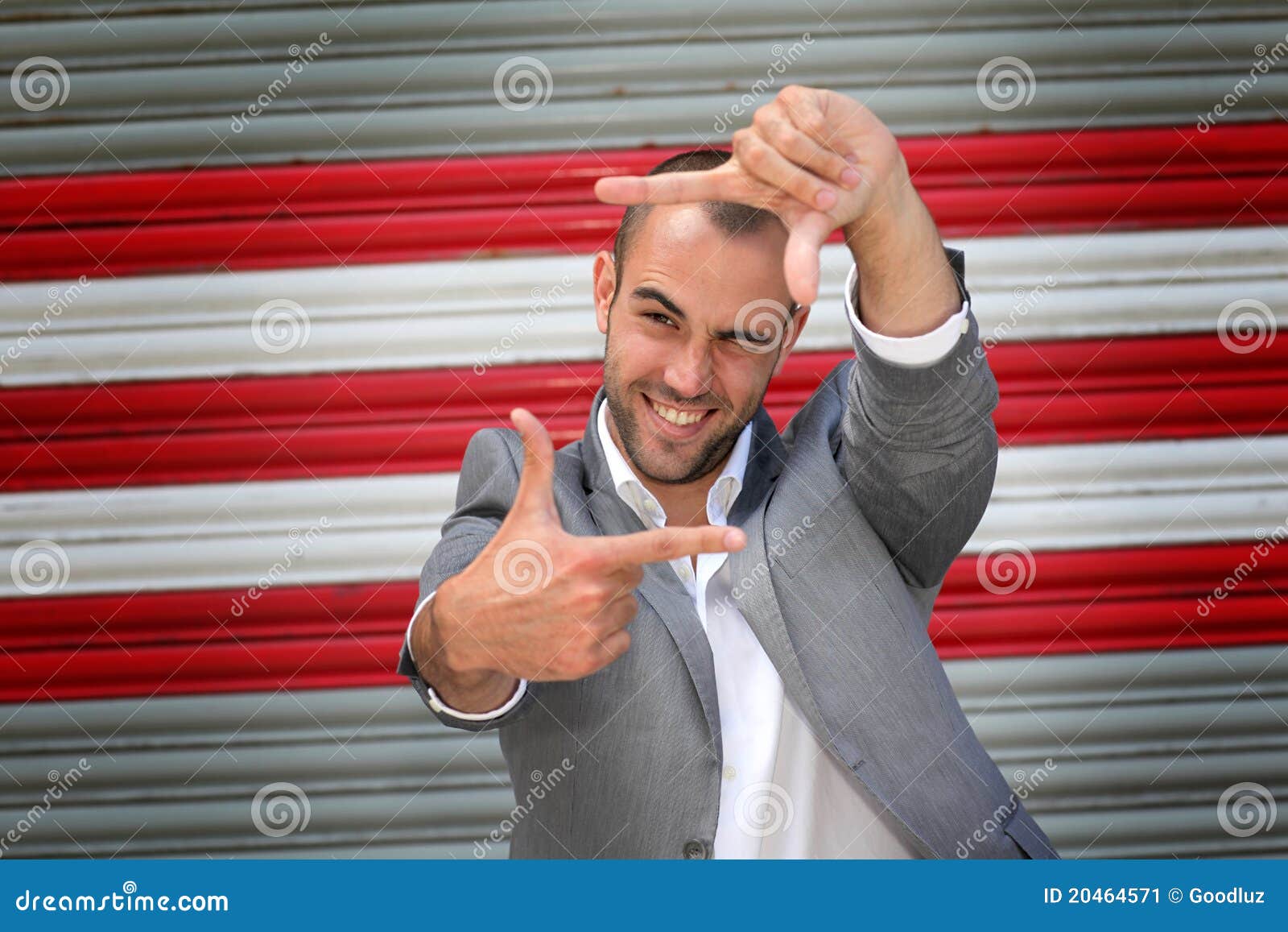 Man in town stock image. Image of person, model, single - 20464571