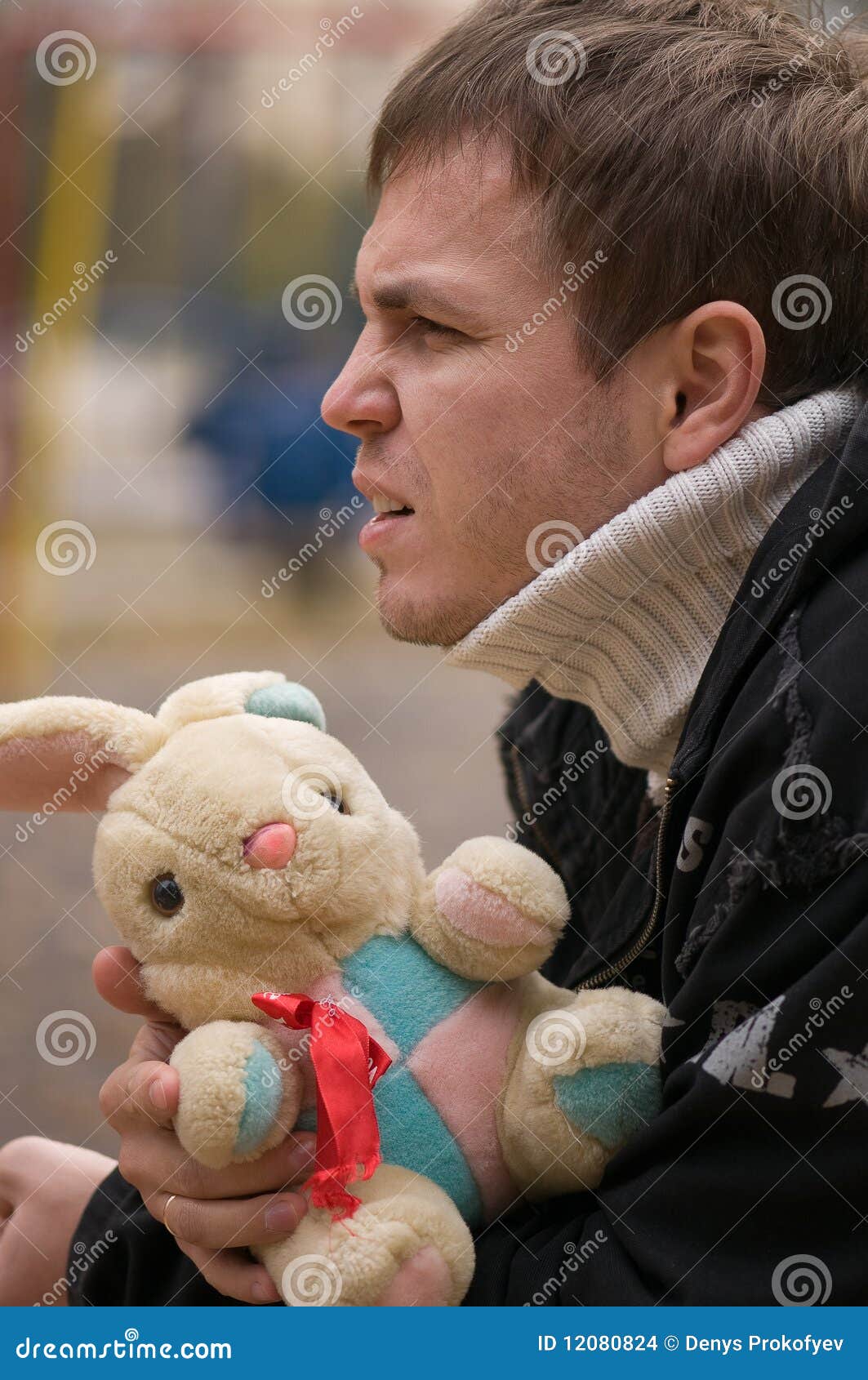 Man with a toy stock photo. Image of games, adult, objects - 12080824