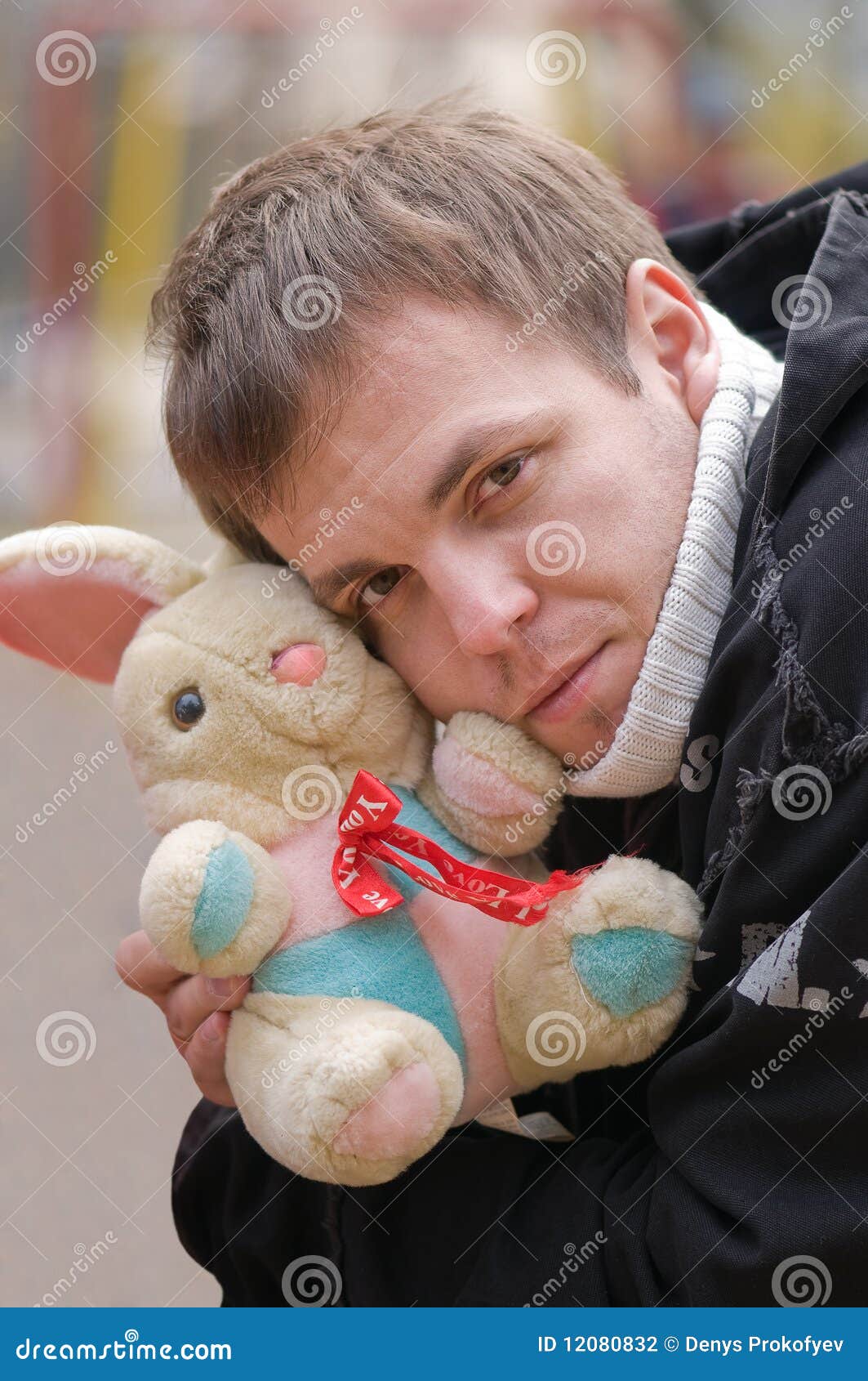 Man with a toy stock photo. Image of person, portrait - 12080832