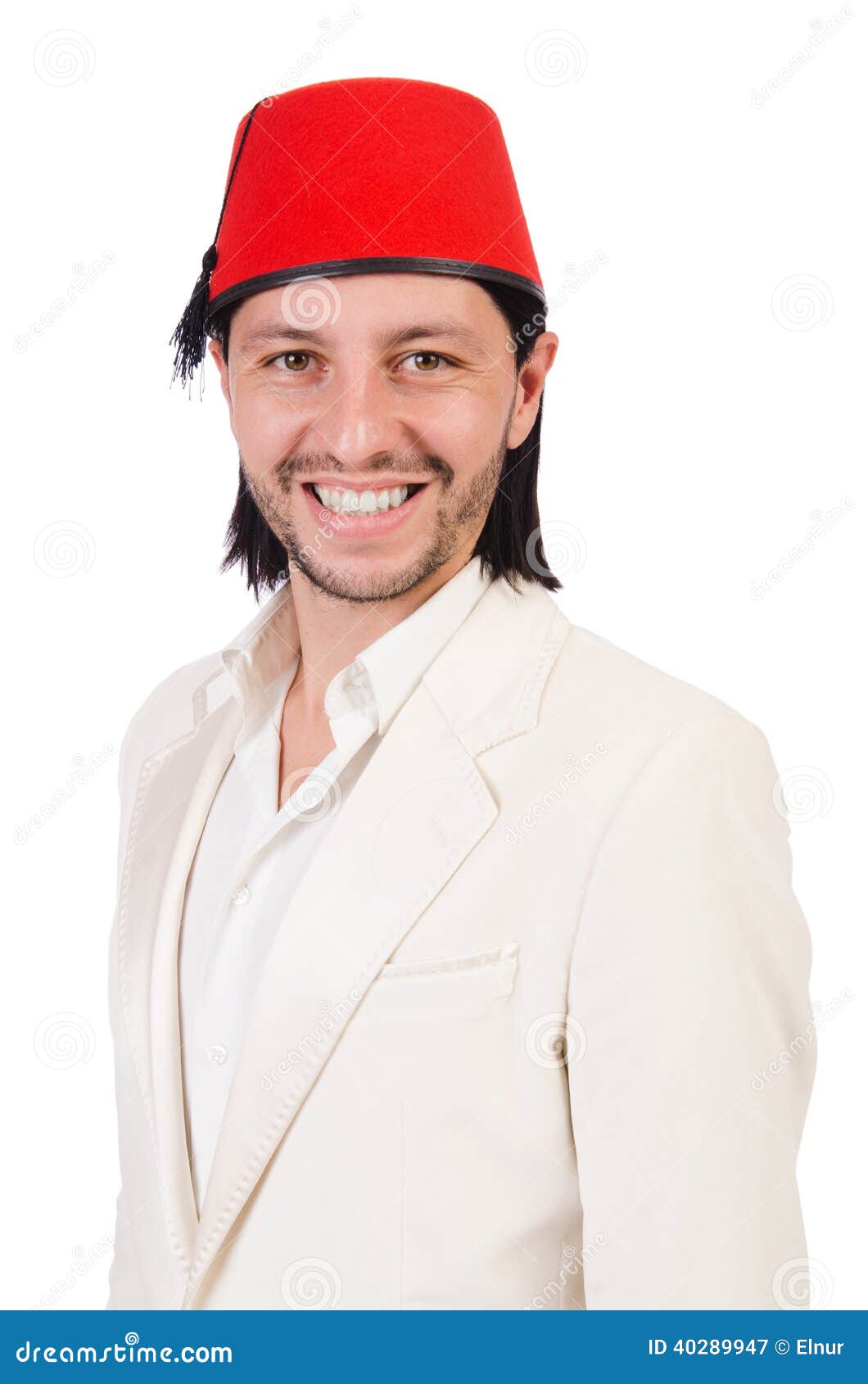 Man in Traditional Turkish Hat Stock Image - Image of eastern, aladin ...