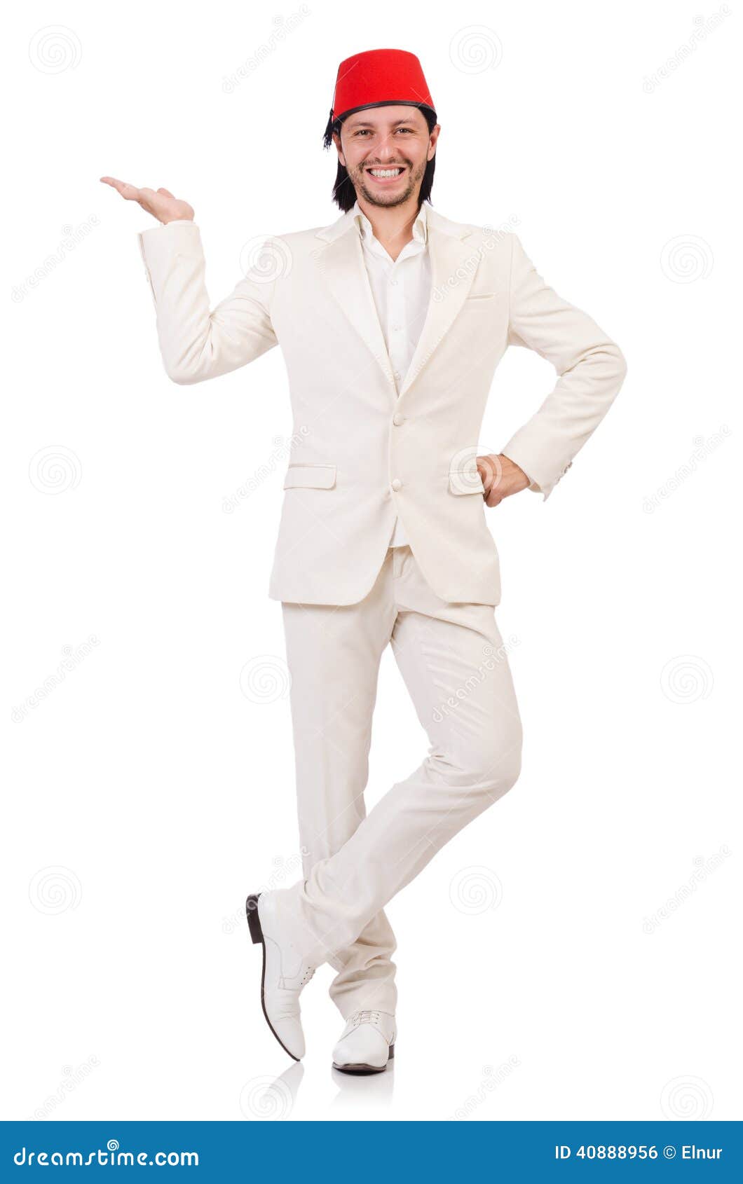 Man in Traditional Turkish Hat Stock Photo - Image of robe, religion ...