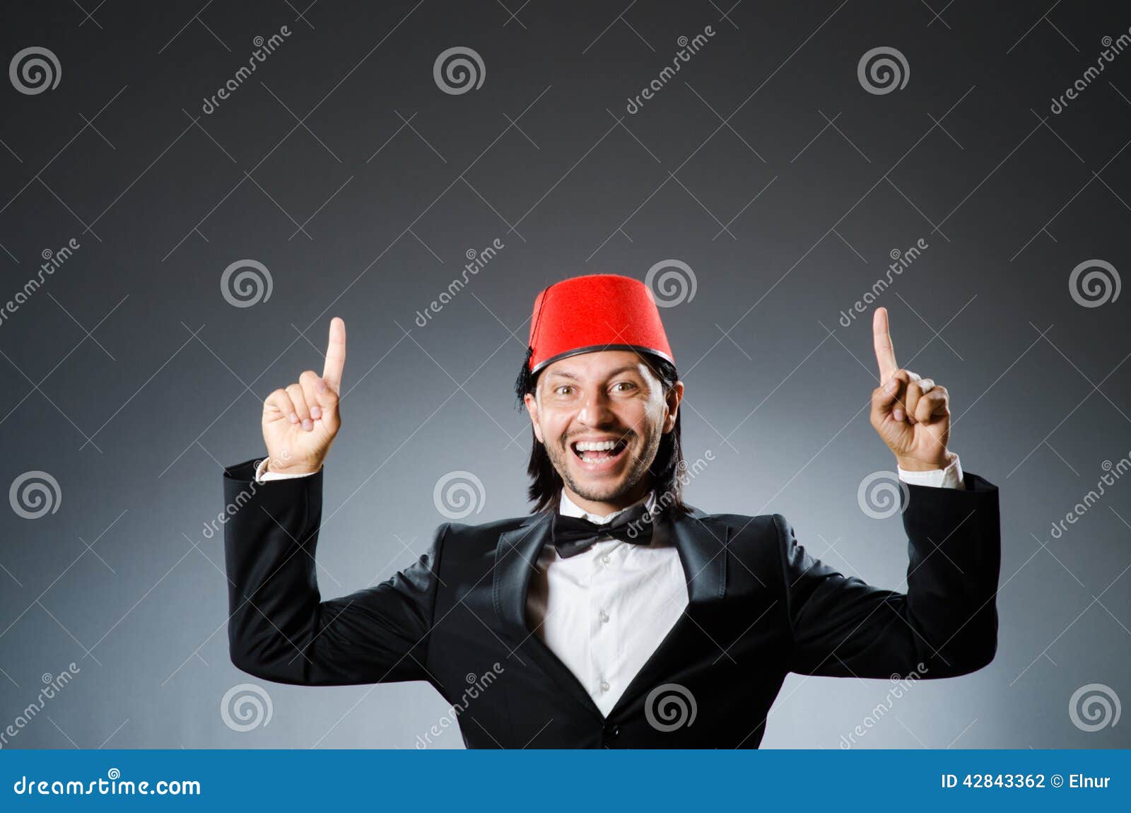 Man in Traditional Turkish Hat Stock Photo - Image of arabian, muslim ...