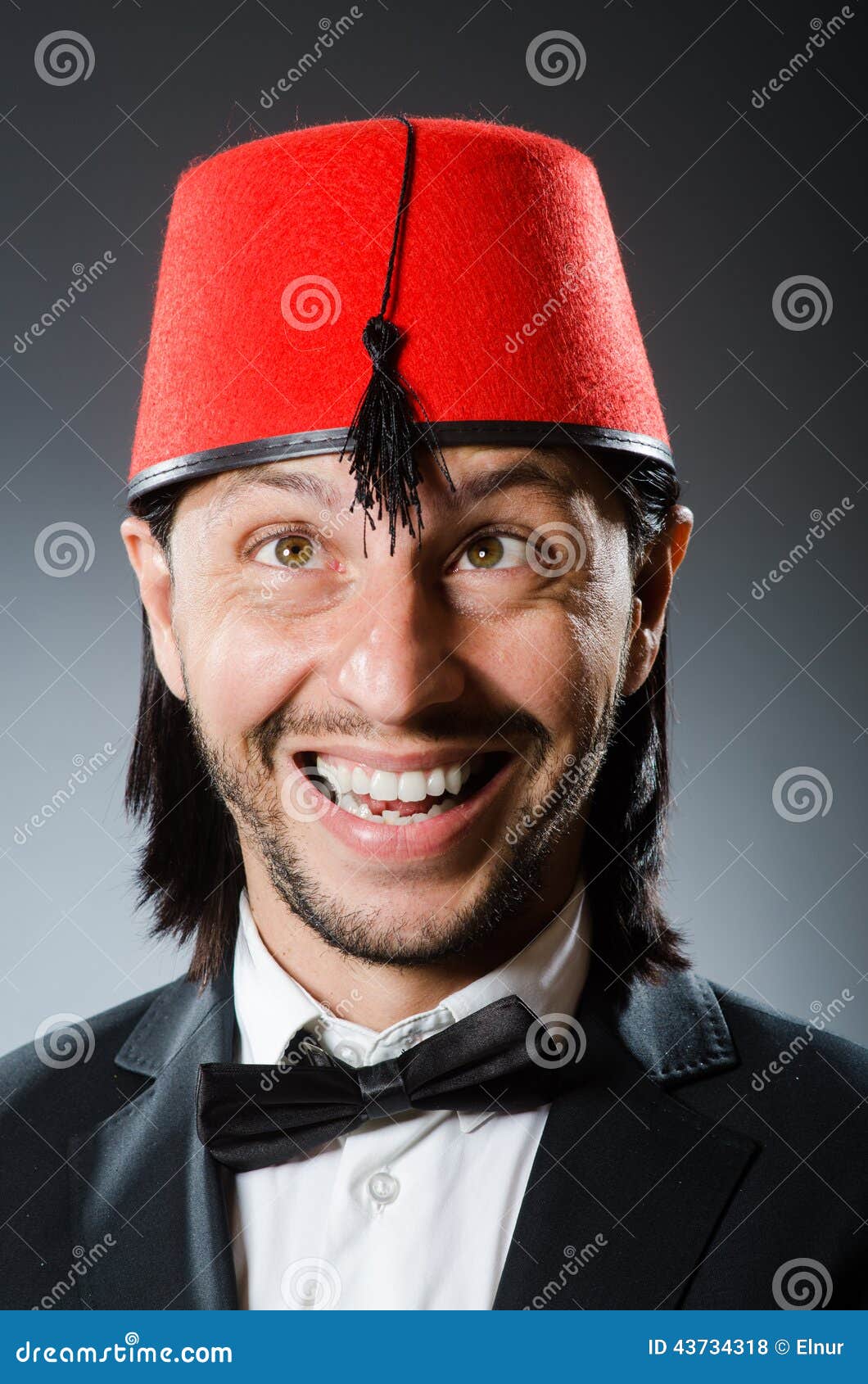 Man in Traditional Turkish Hat Stock Photo - Image of felt, ethnic ...