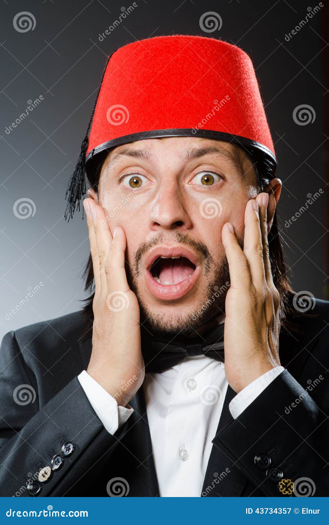 Man in Traditional Turkish Hat Stock Image - Image of fashion, ornate ...