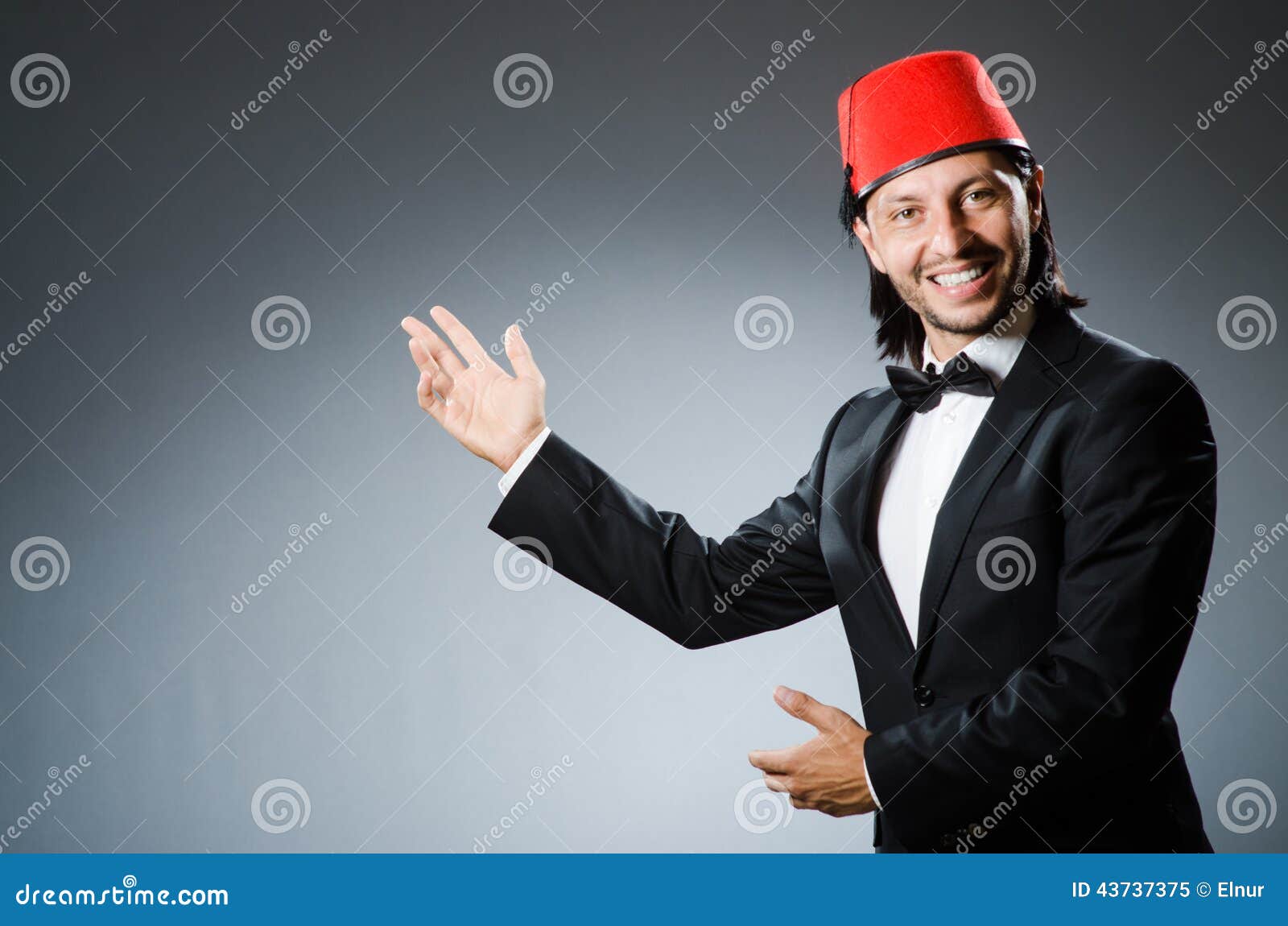 Man in Traditional Turkish Hat Stock Image - Image of felt, dress: 43737375