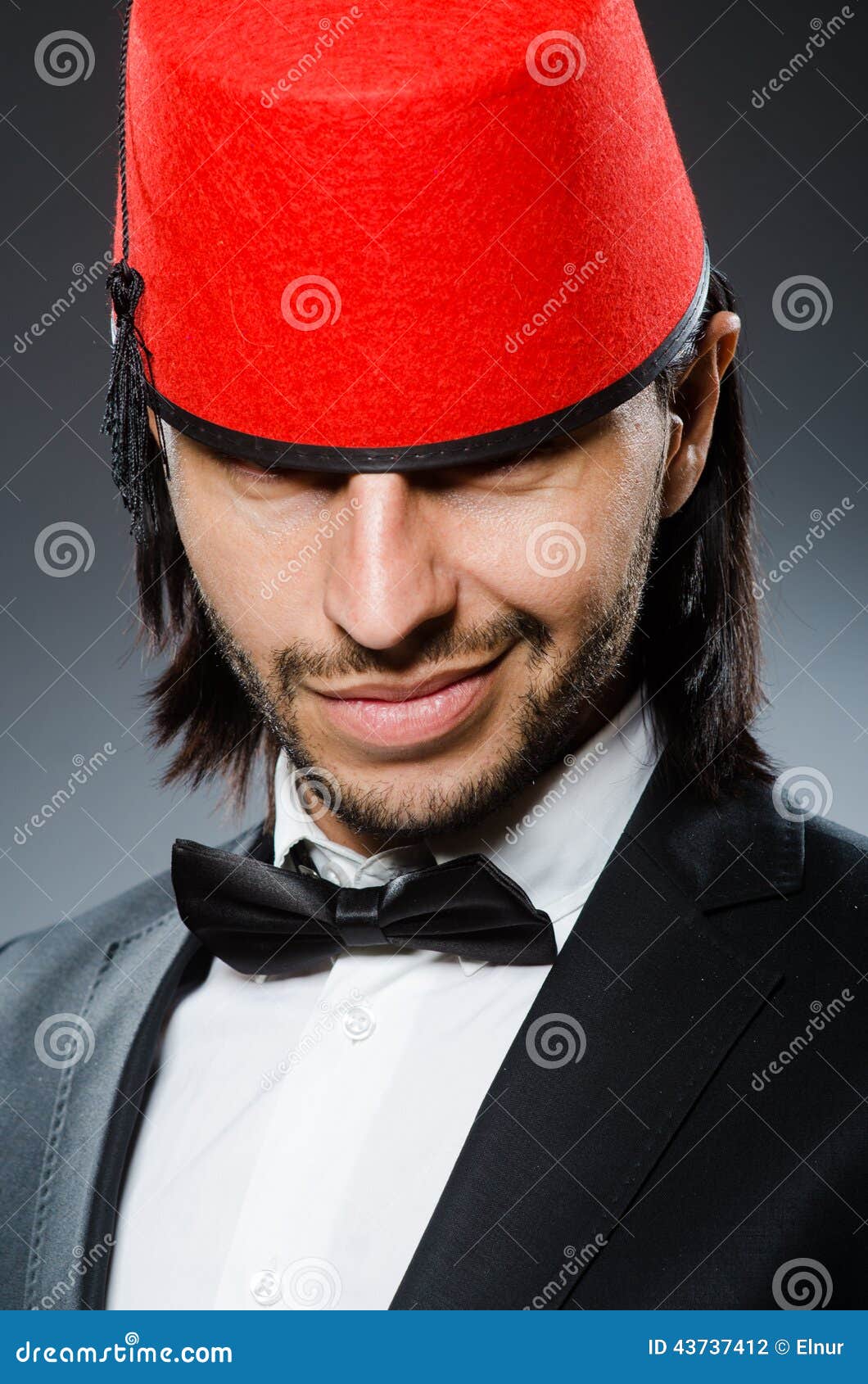 Man in Traditional Turkish Hat Stock Photo - Image of diversity ...
