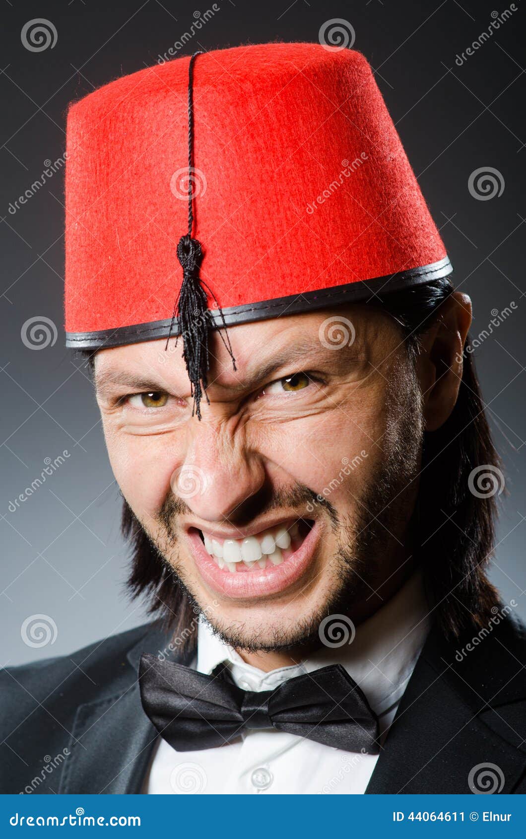 Man in Traditional Turkish Hat Stock Image - Image of aladin, middle ...