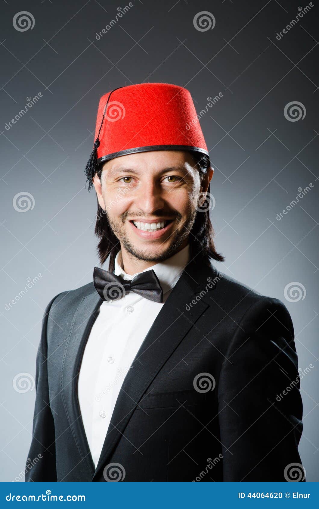 Man in Traditional Turkish Hat Stock Photo - Image of robe, dress: 44064620