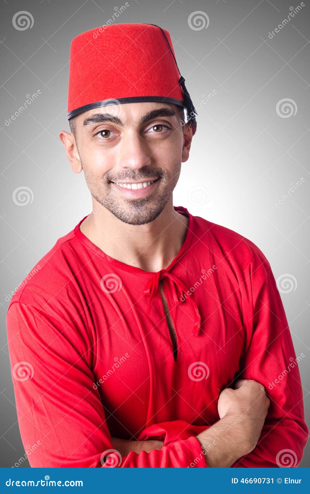 Man in Traditional Turkish Hat Stock Image - Image of diversity ...