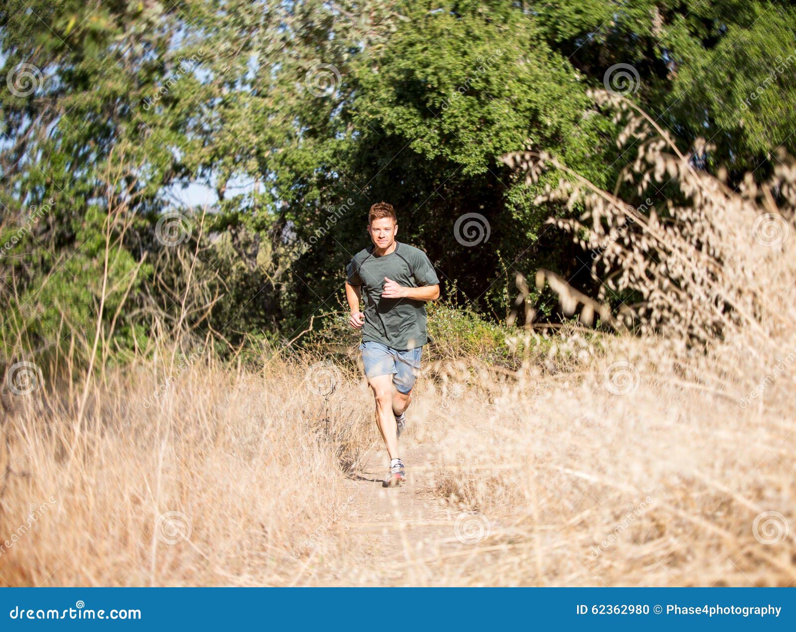 Man trail running stock photo. Image of outdoor, cross - 62362980