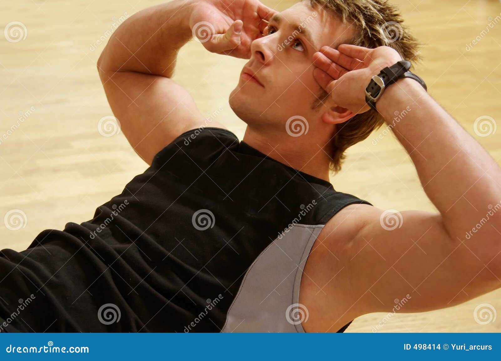 Man training. stock photo. Image of bodybuilder, sport - 498414
