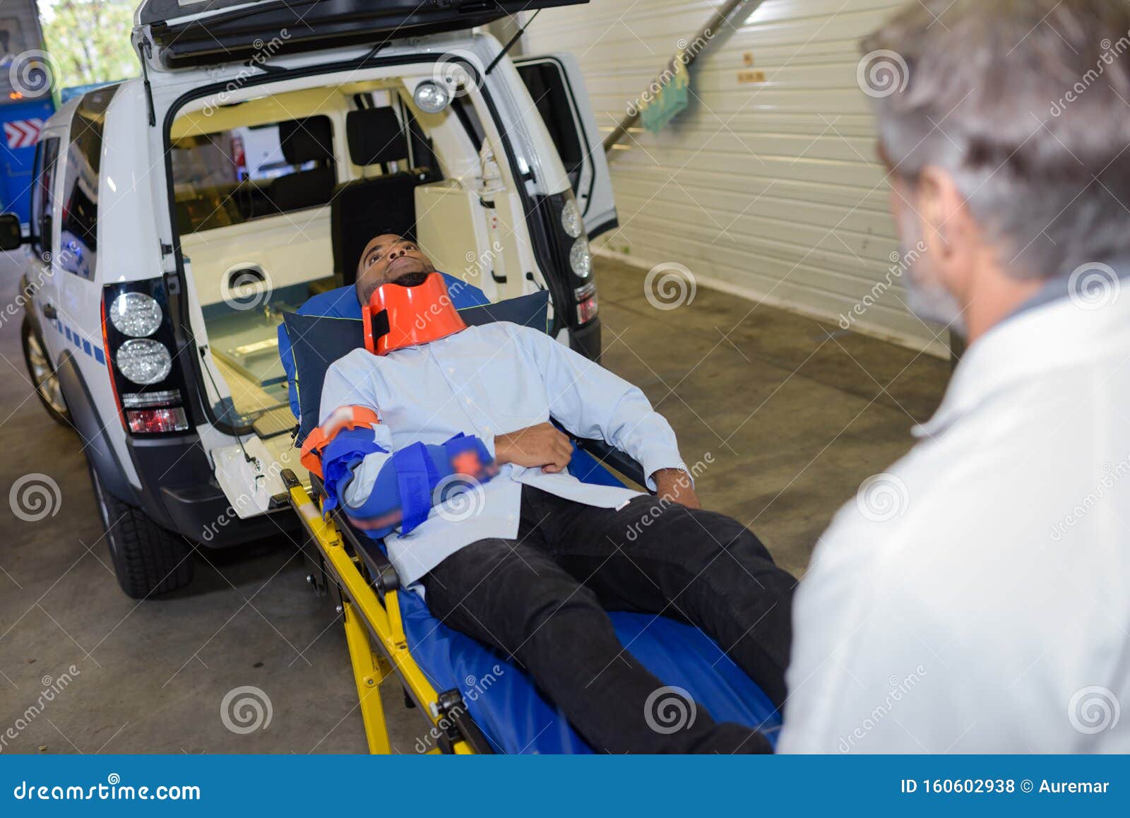 Man transporting patient stock photo. Image of rescue - 160602938