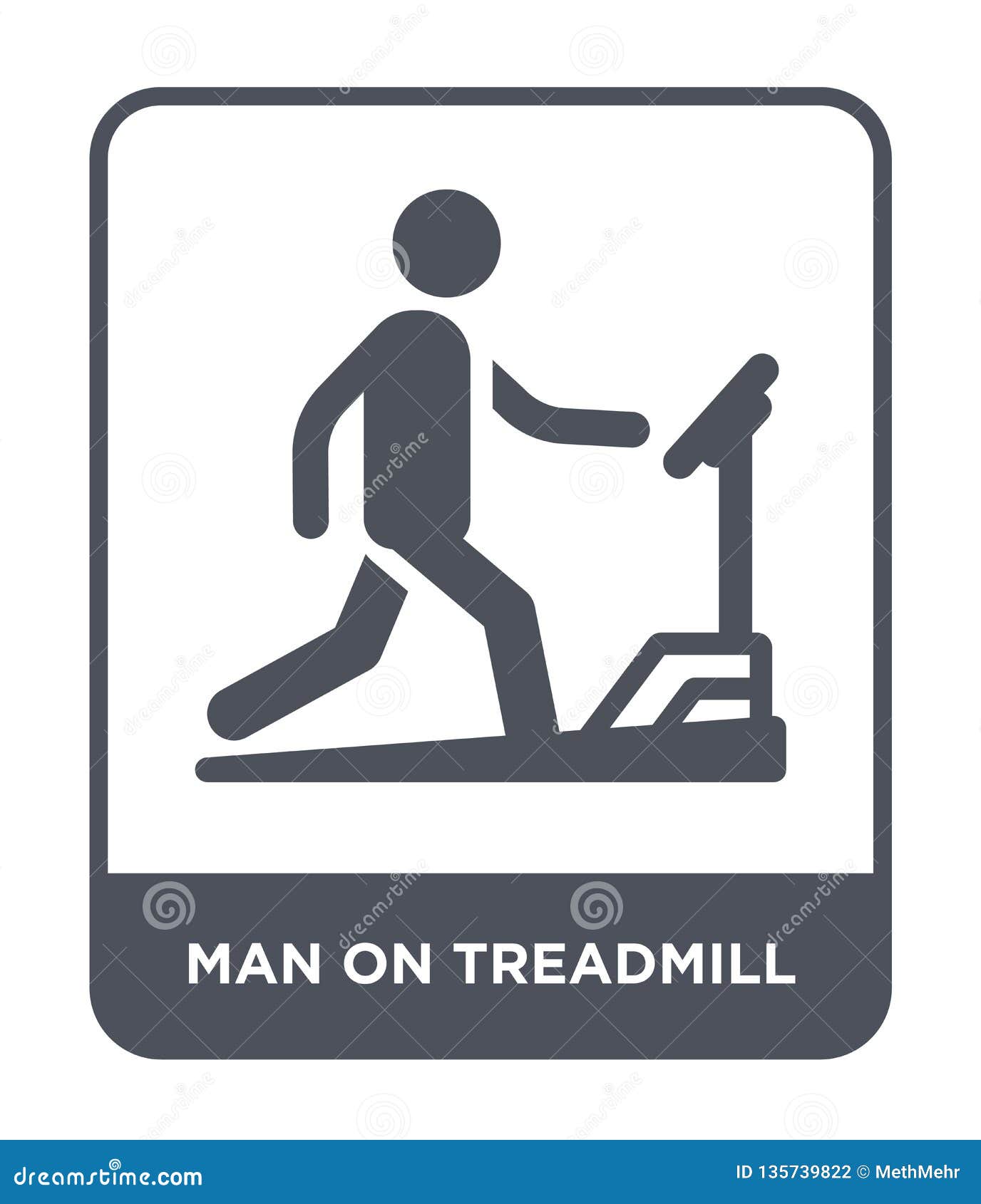 Man on Treadmill Icon in Trendy Design Style. Man on Treadmill Icon ... Man on Treadmill Icon in Trendy Design Style. Man on Treadmill Icon ...