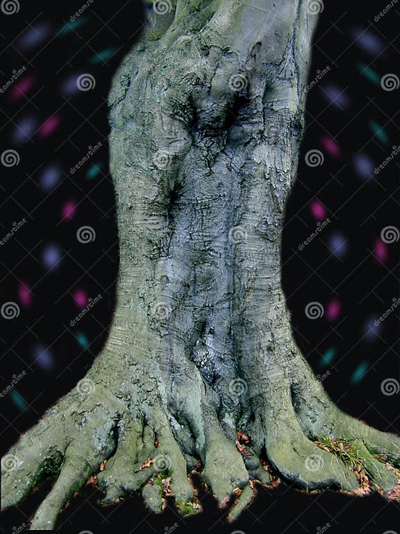 Man in tree stock image. Image of forest, nature, mystical - 17579