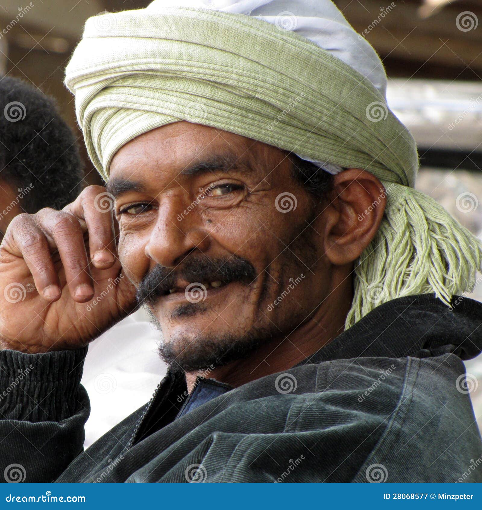Man with turban editorial photography. Image of smiling - 28068577