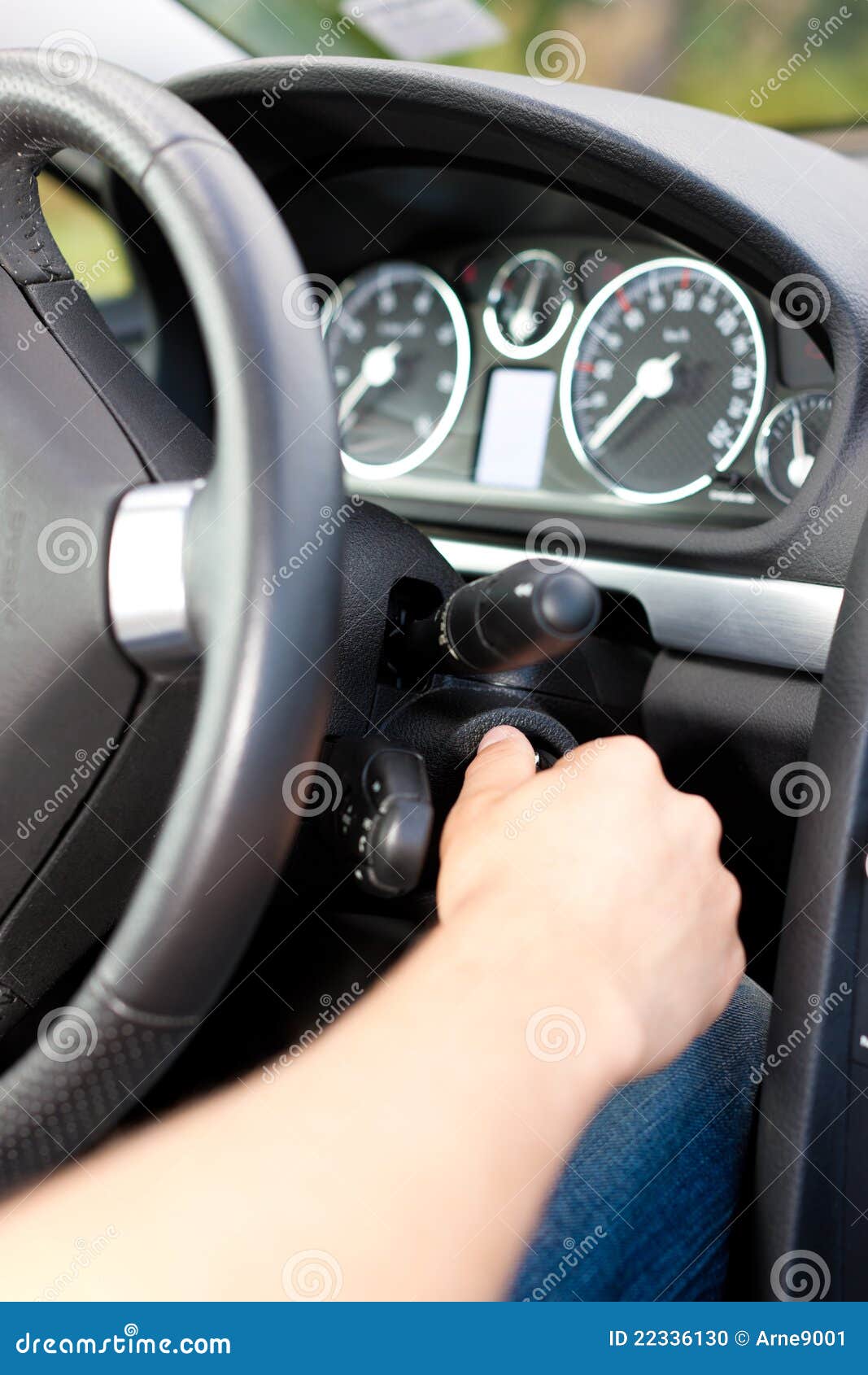 Man Turning the Ignition Key of His Car Stock Photo - Image of ignition ...