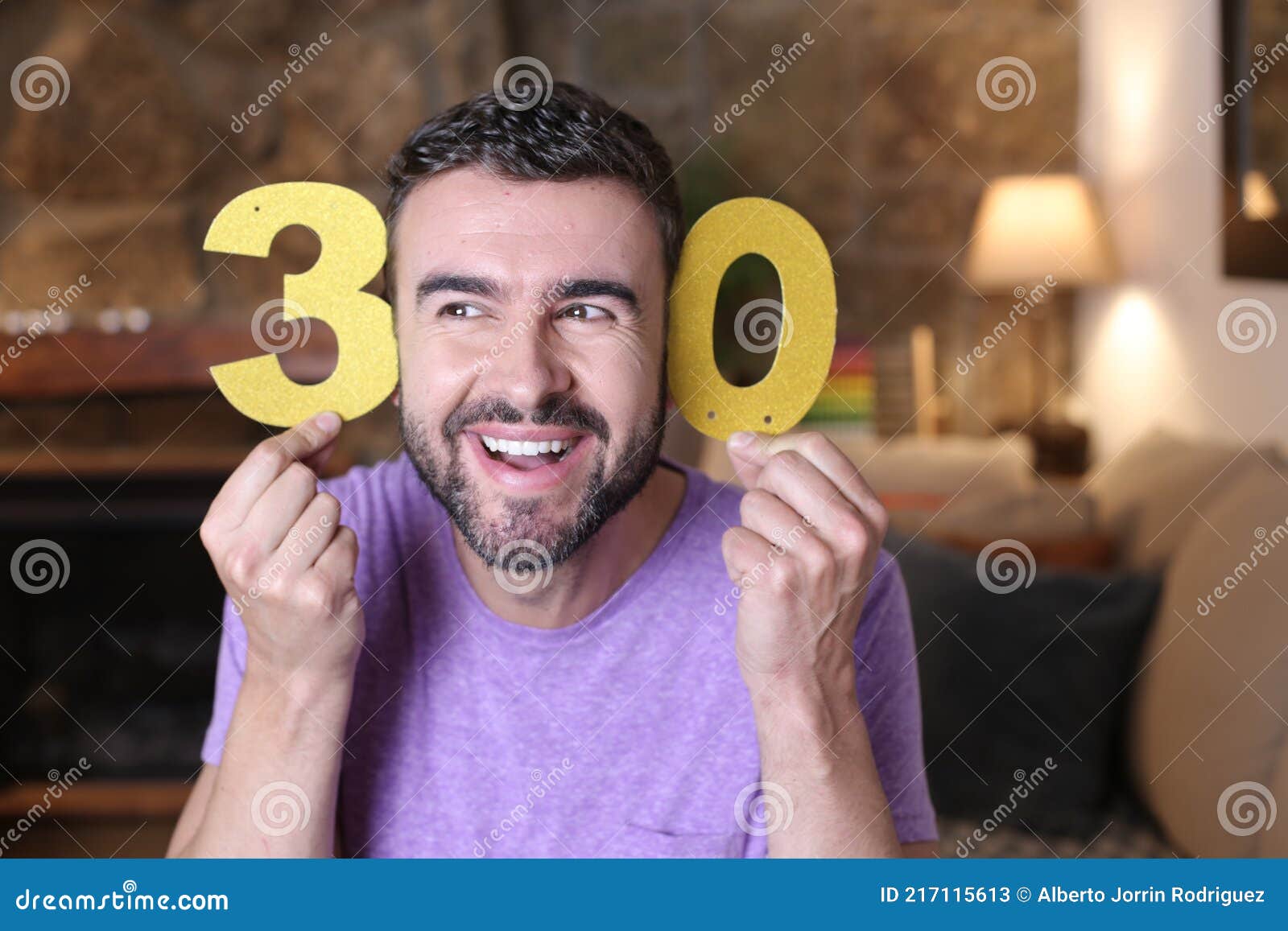 Man turning 30 years old stock image. Image of invitation - 217115613