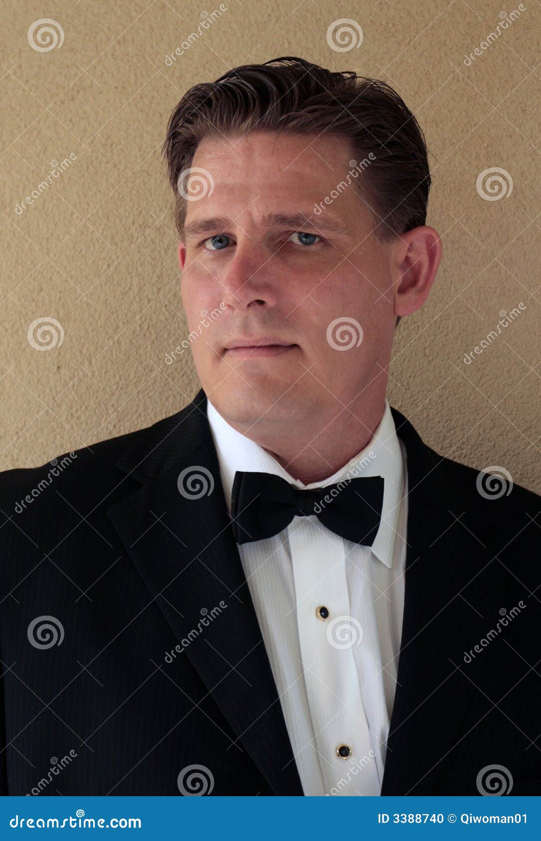 Man in Tux stock photo. Image of short, hair, white, dating - 3388740