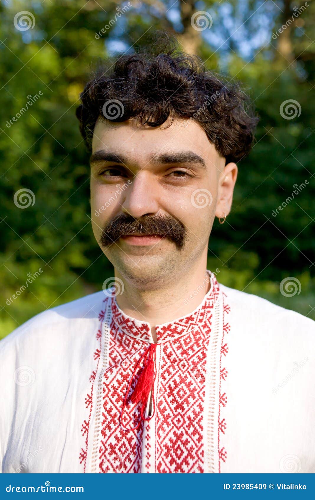 Man in the Ukrainian National Costume Stock Image - Image of european ...