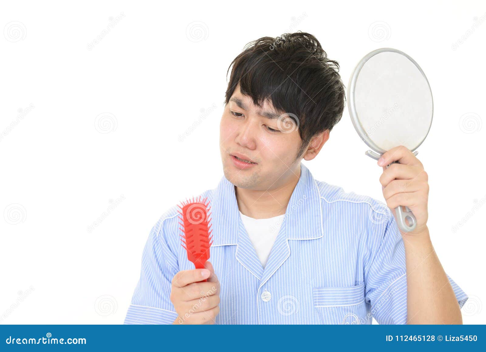 Man with an uneasy look stock photo. Image of distress - 112465128