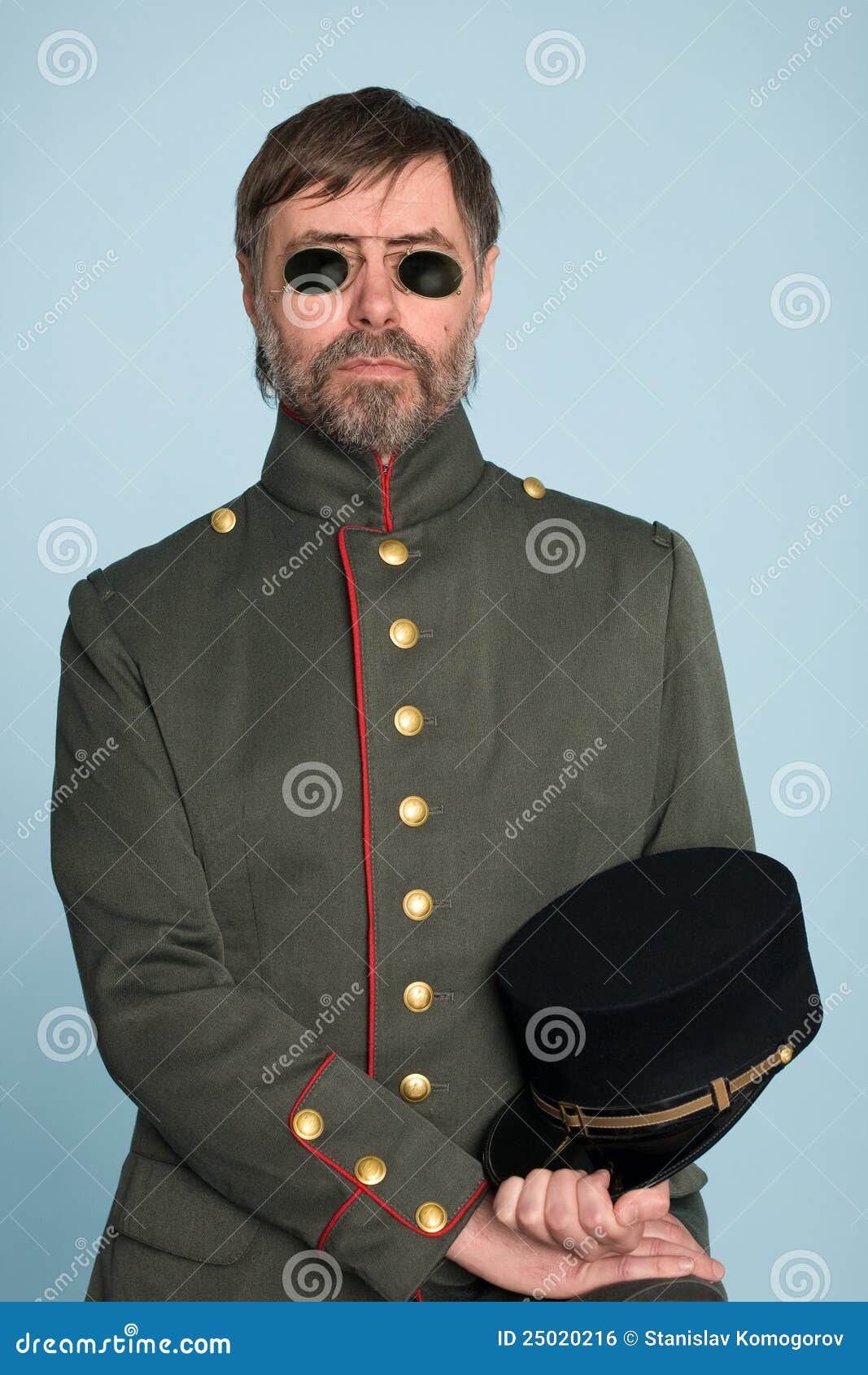 Man in Uniform of Military Officer Stock Photo - Image of decorated ...
