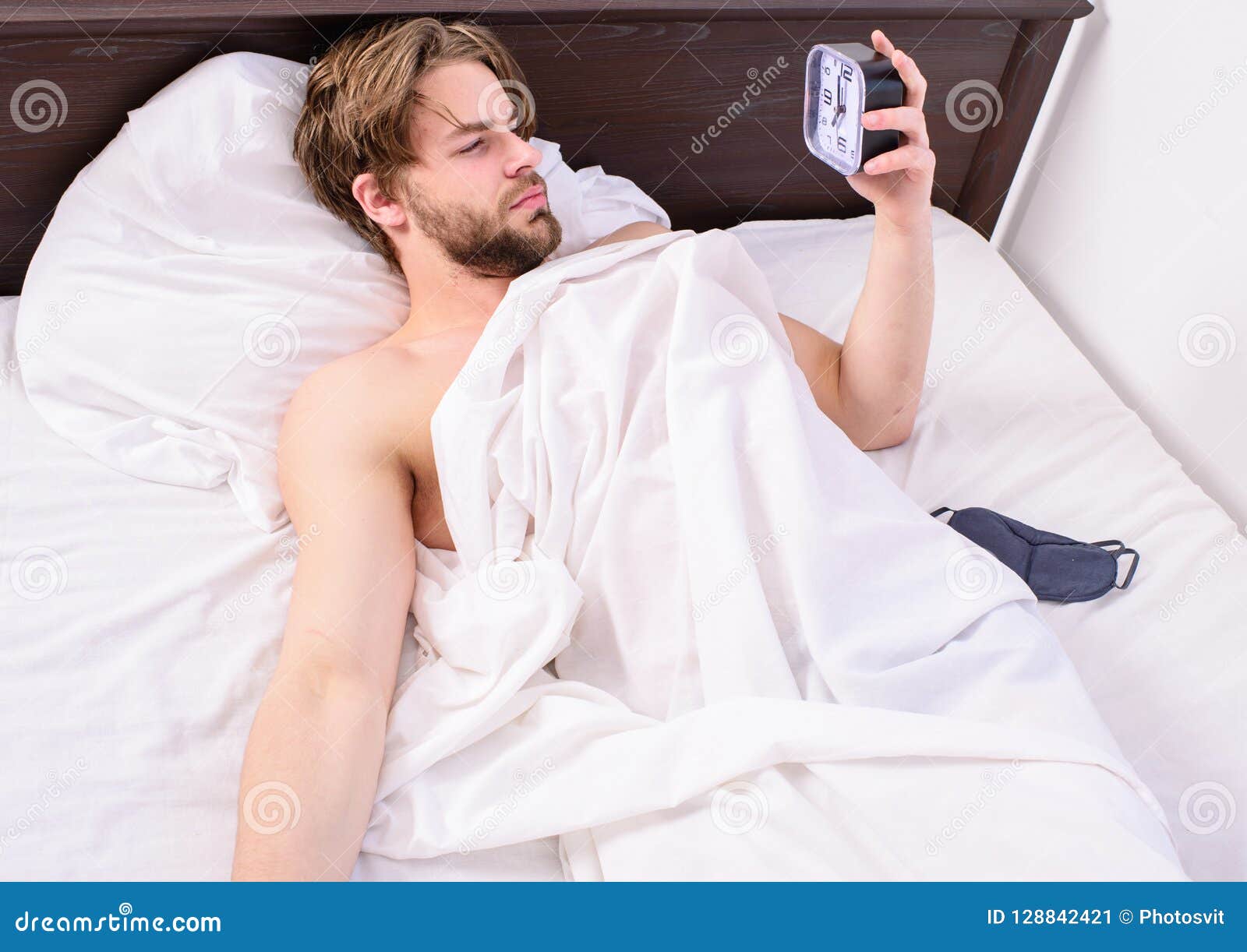 Man Sleepy Drowsy Bearded Face Having Rest. Pleasant Awakening Concept ... Man Sleepy Drowsy Bearded Face Having Rest. Pleasant Awakening Concept ...