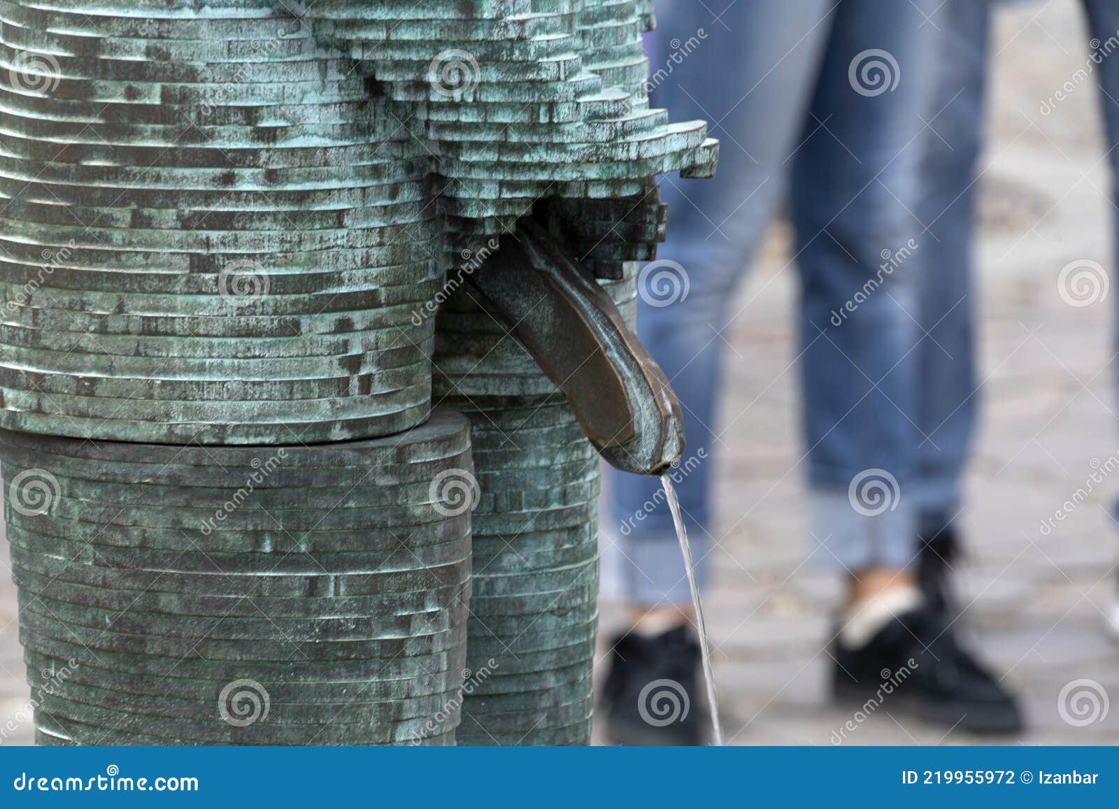 Urinating statue in prague editorial photography. Image of kafka ...