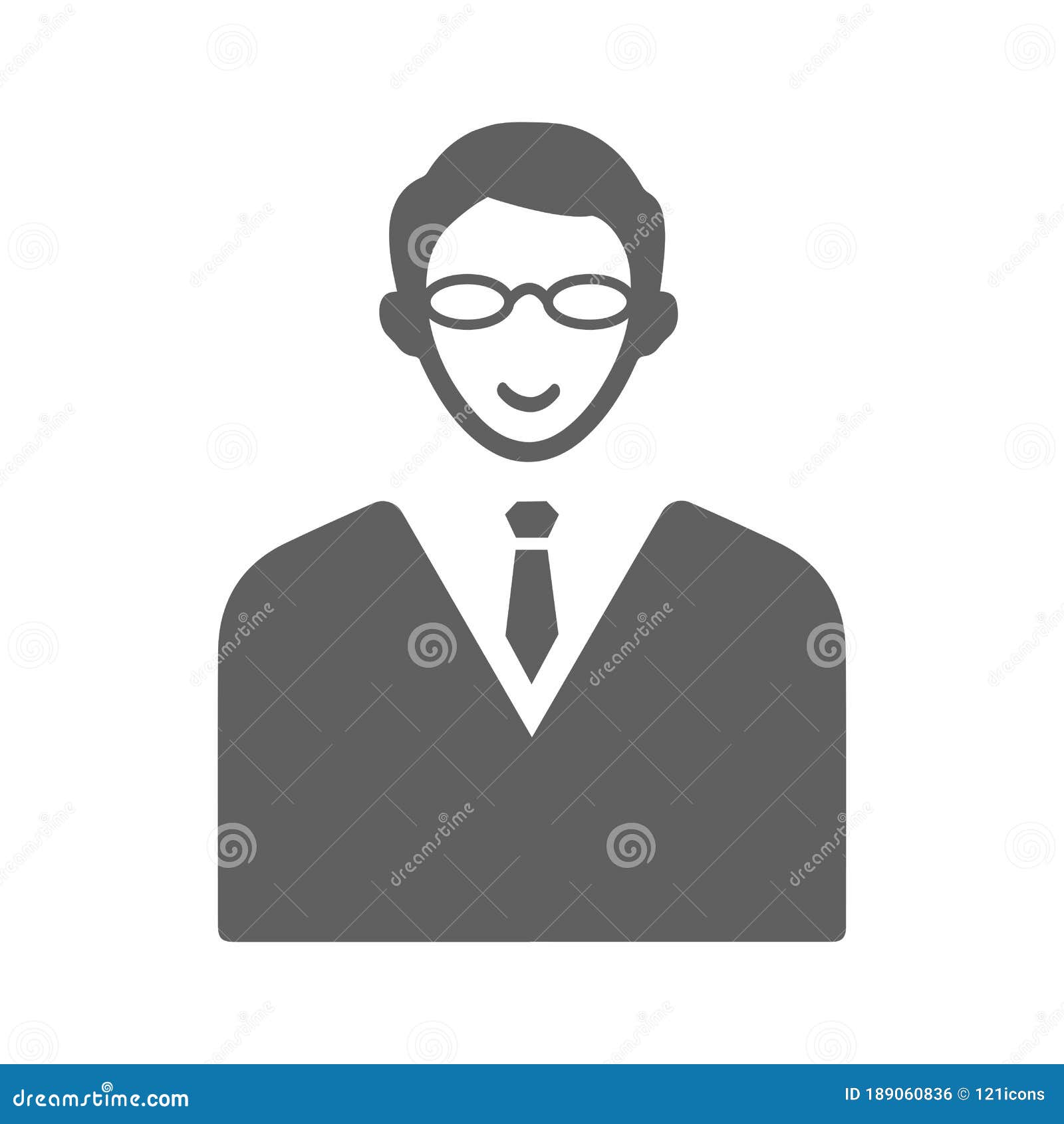 Man, User, Avatar Gray Icon Stock Vector - Illustration of human ...