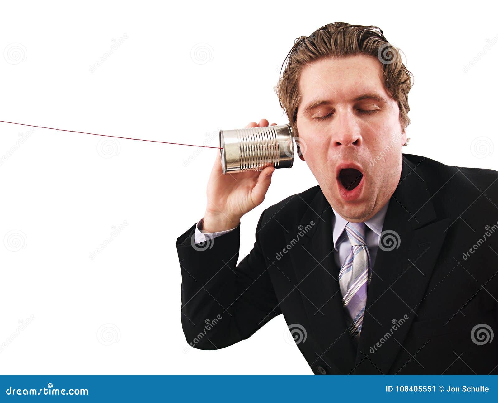Man using a Can Phone stock image. Image of ethnicity - 108405551
