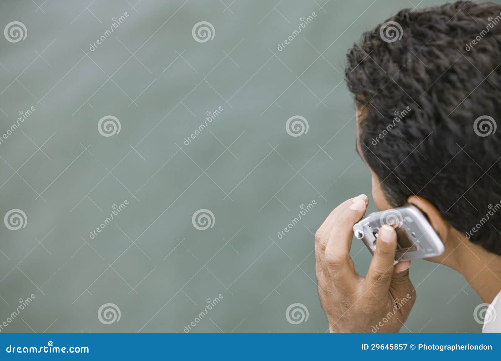 Man Using Cell Phone stock image. Image of lifestyle - 29645857