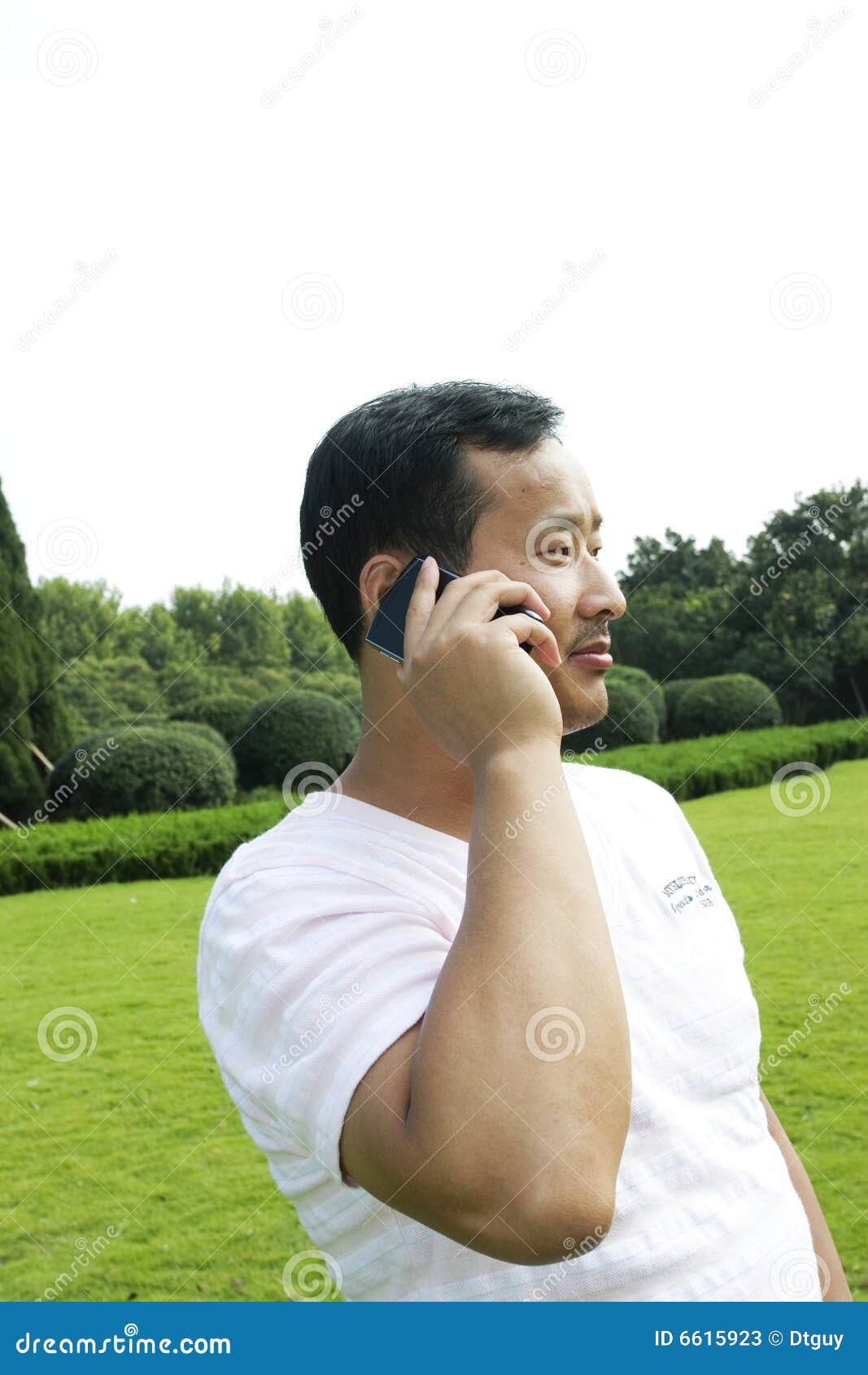 The man using cell phone stock image. Image of facility - 6615923