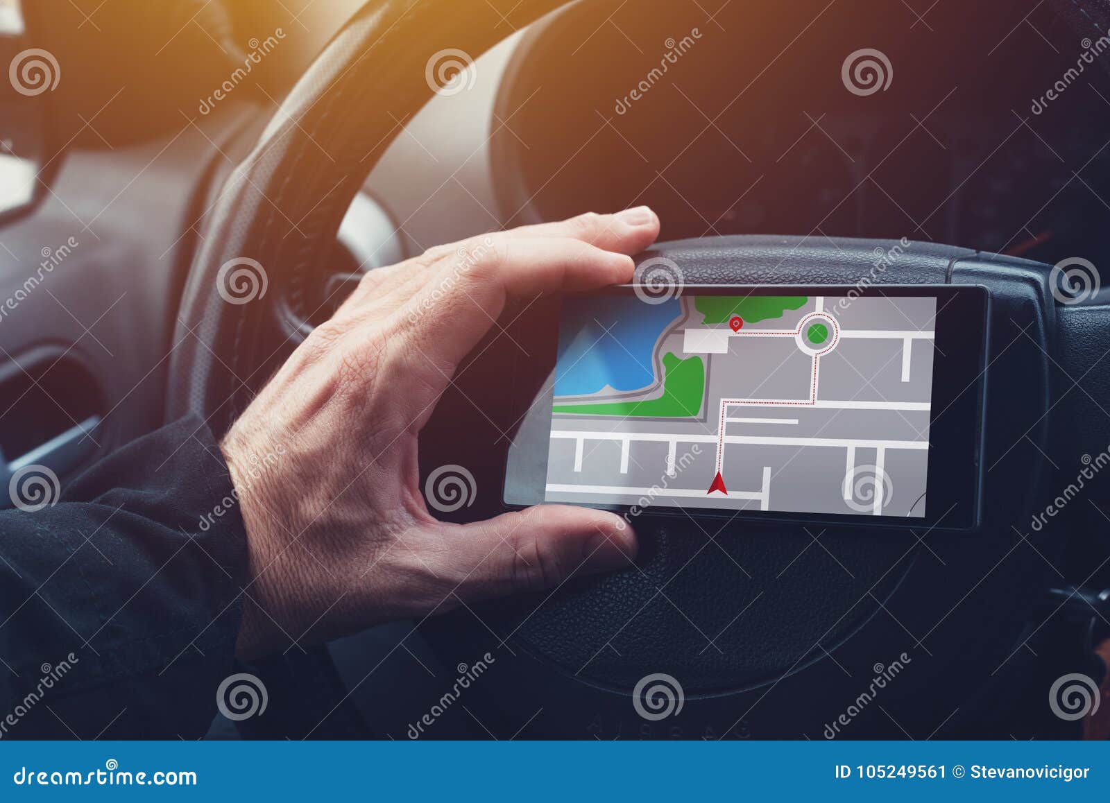 Man Using GPS Navigation on Mobile Phone Stock Image - Image of mobile ... Man Using GPS Navigation on Mobile Phone Stock Image - Image of mobile ...