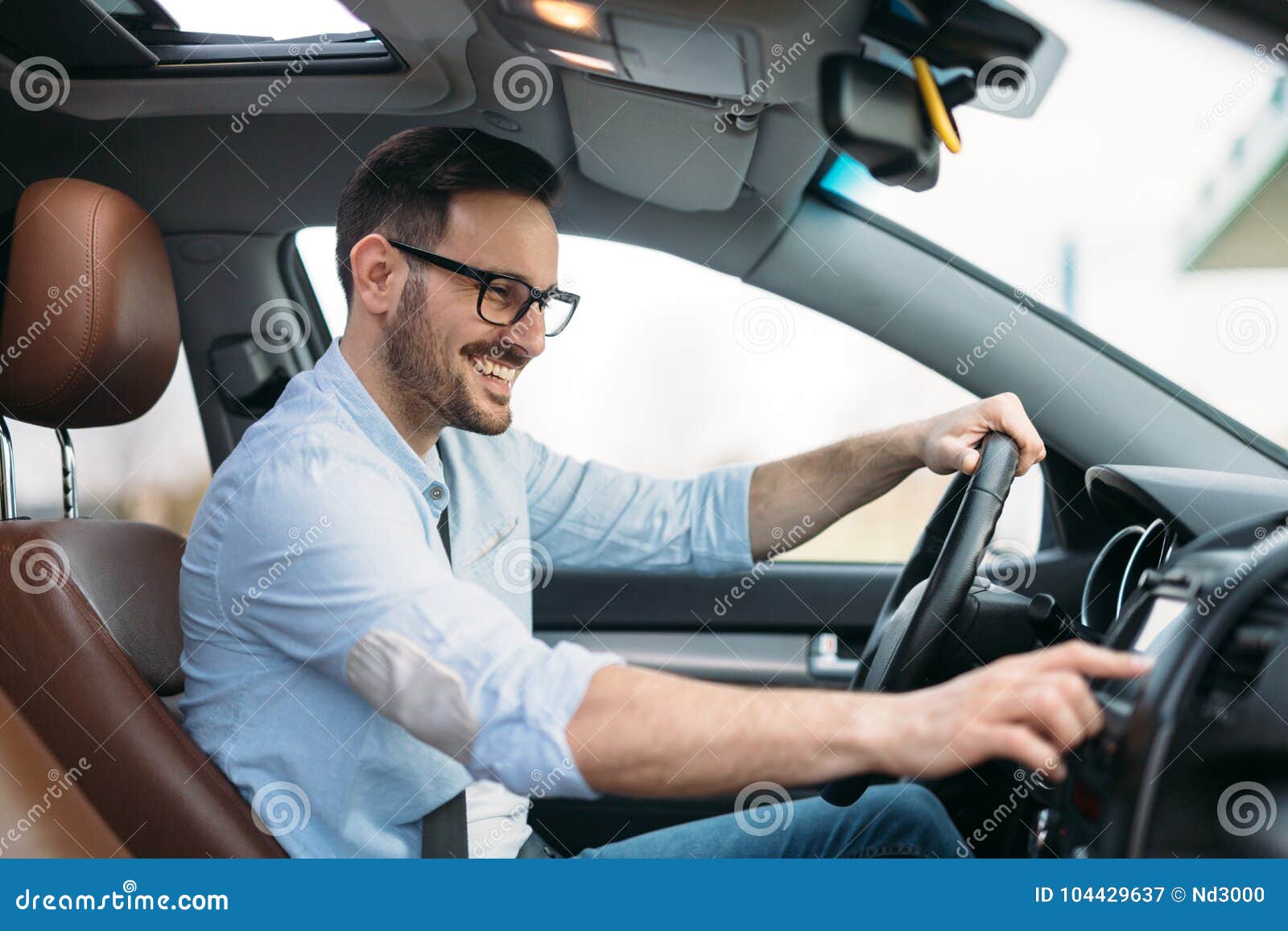 Man Using Gps Navigation System in Car To Travel Stock Image - Image of ... Man Using Gps Navigation System in Car To Travel Stock Image - Image of ...