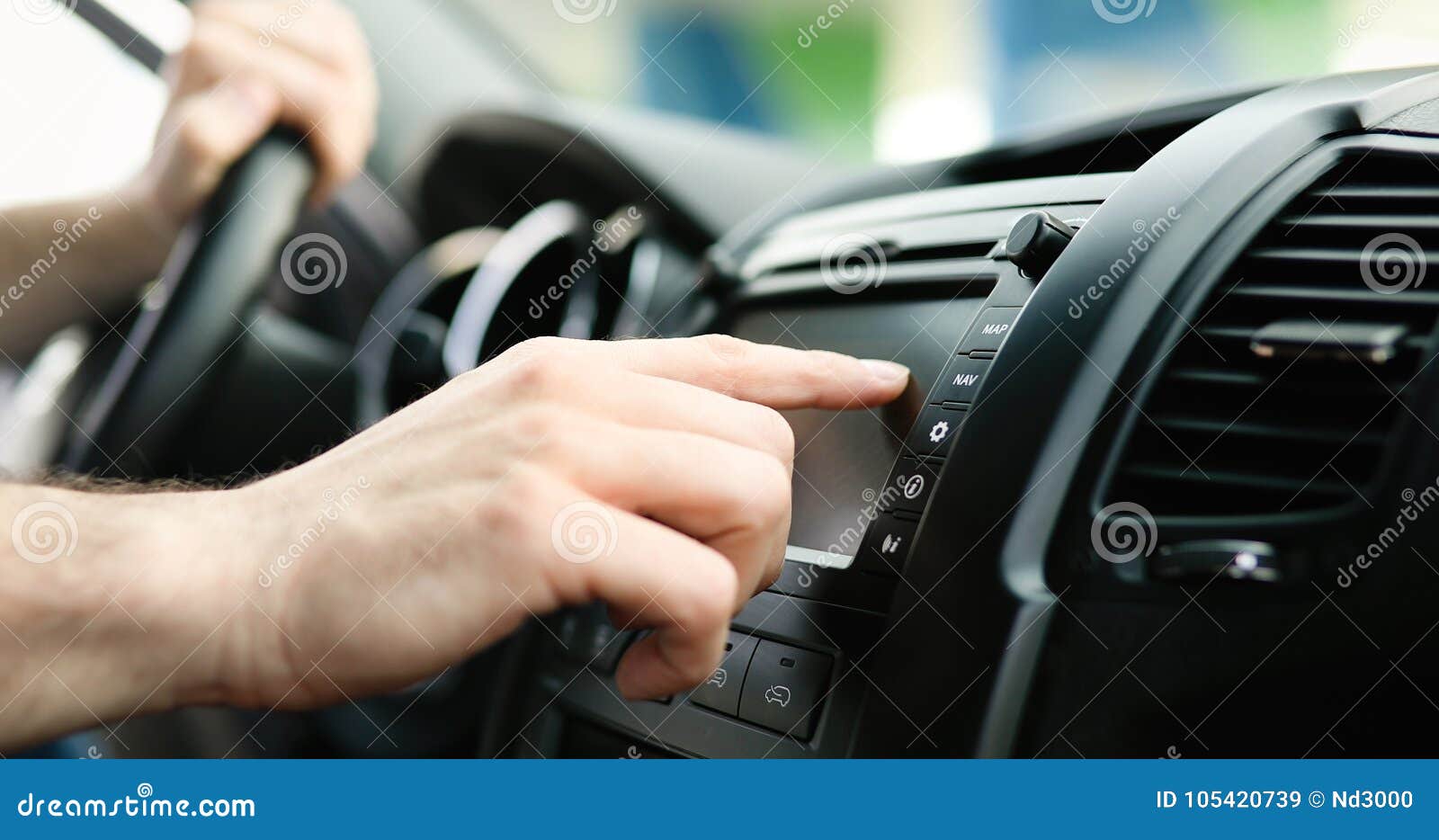 Man Using Gps Navigation System in Car To Travel Stock Image - Image of ... Man Using Gps Navigation System in Car To Travel Stock Image - Image of ...
