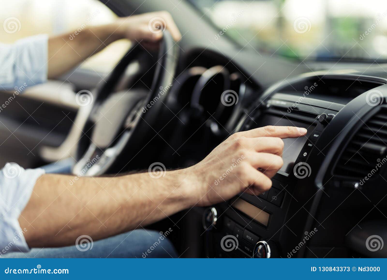 Man Using Gps Navigation System in Car To Travel Stock Image - Image of ... Man Using Gps Navigation System in Car To Travel Stock Image - Image of ...