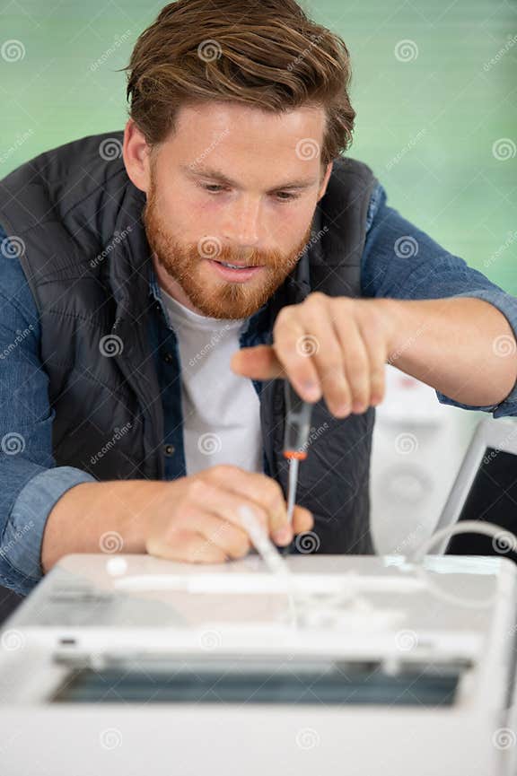 Man using hand stock photo. Image of screwing, builder - 302705562