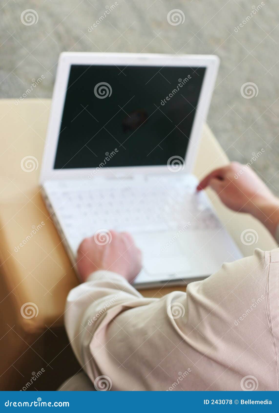 Man Using Laptop stock photo. Image of wireless, computer - 243078