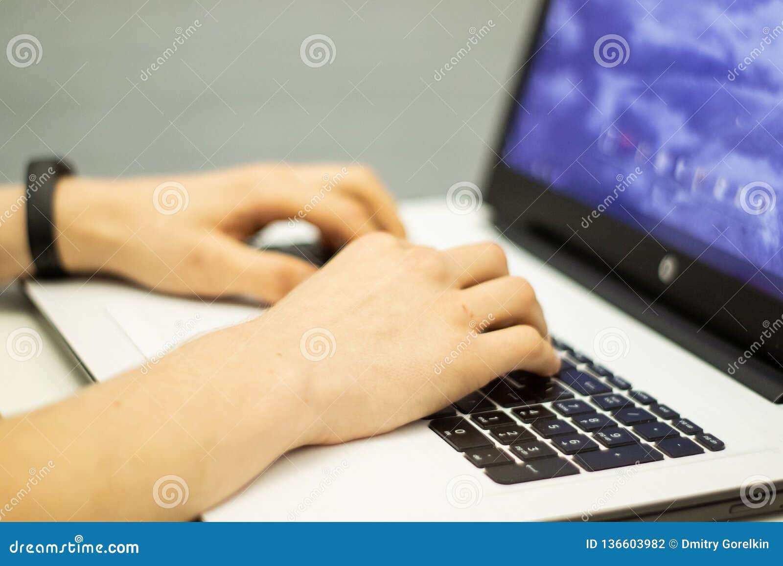 Man Using Laptop, Searching Web, Browsing Information, Stock Photo ... Man Using Laptop, Searching Web, Browsing Information, Stock Photo ...