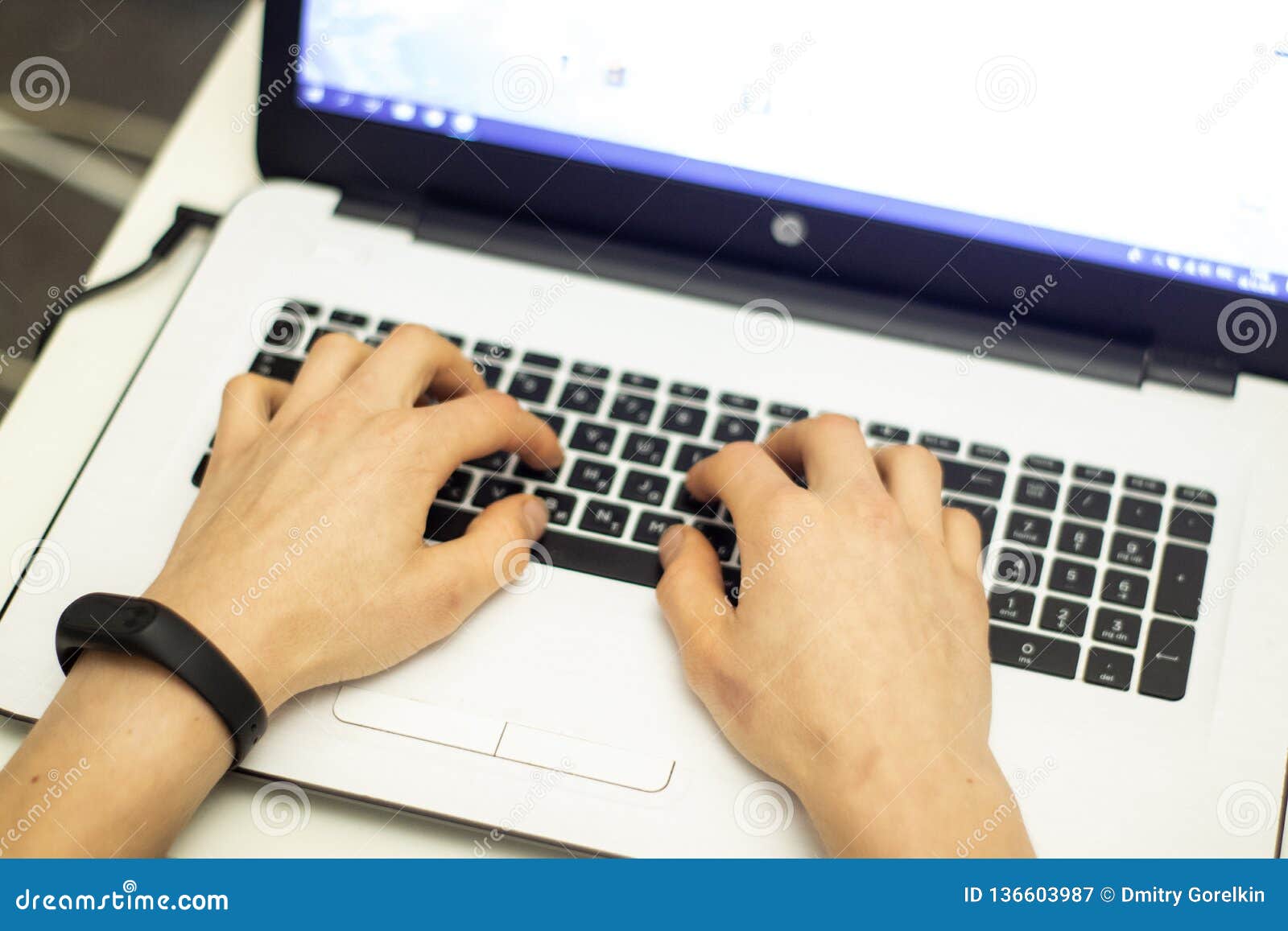 Man Using Laptop, Searching Web, Browsing Information, Stock Image ... Man Using Laptop, Searching Web, Browsing Information, Stock Image ...