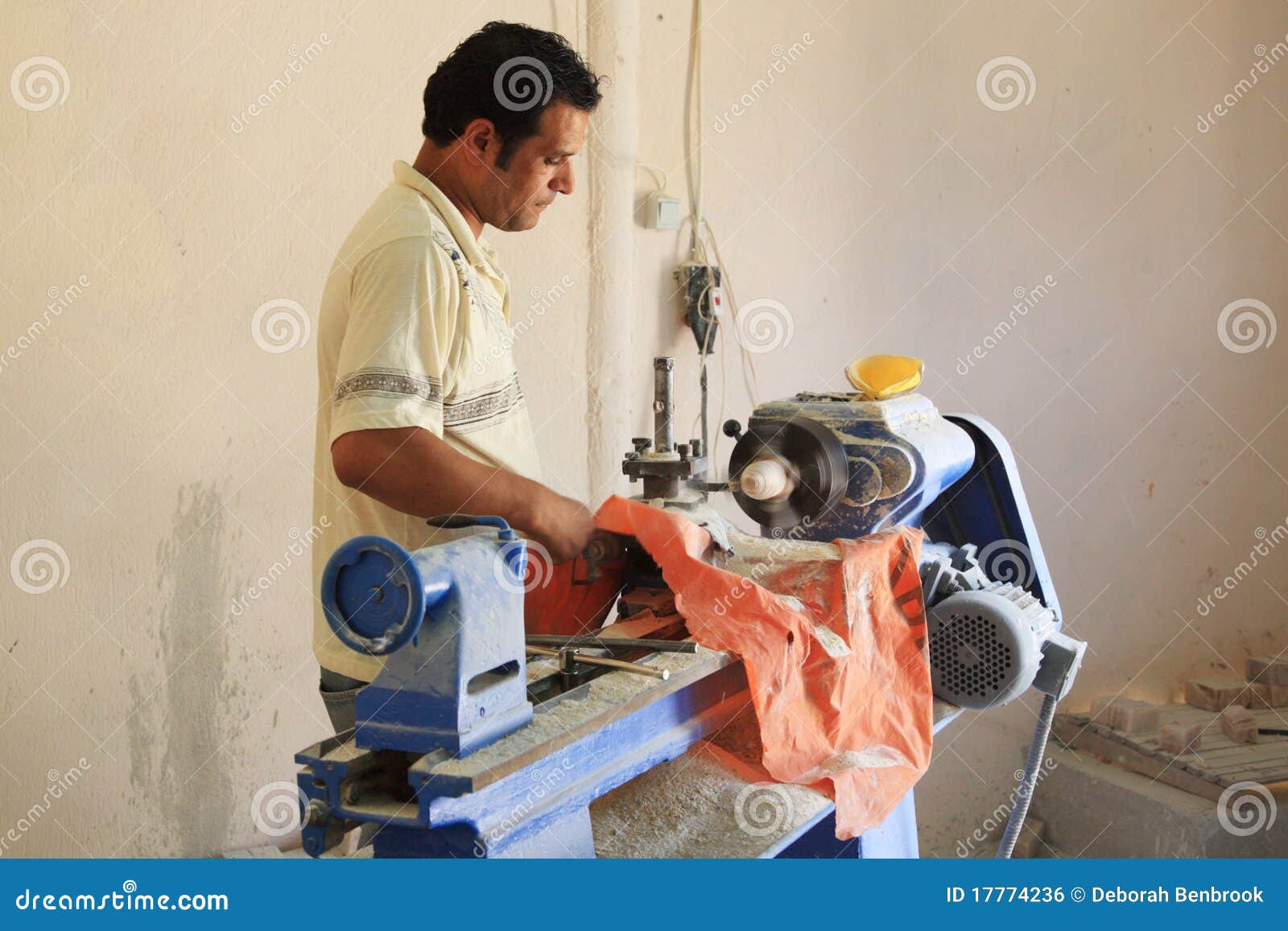 Man using Lathe in Turkey editorial photo. Image of tool - 17774236