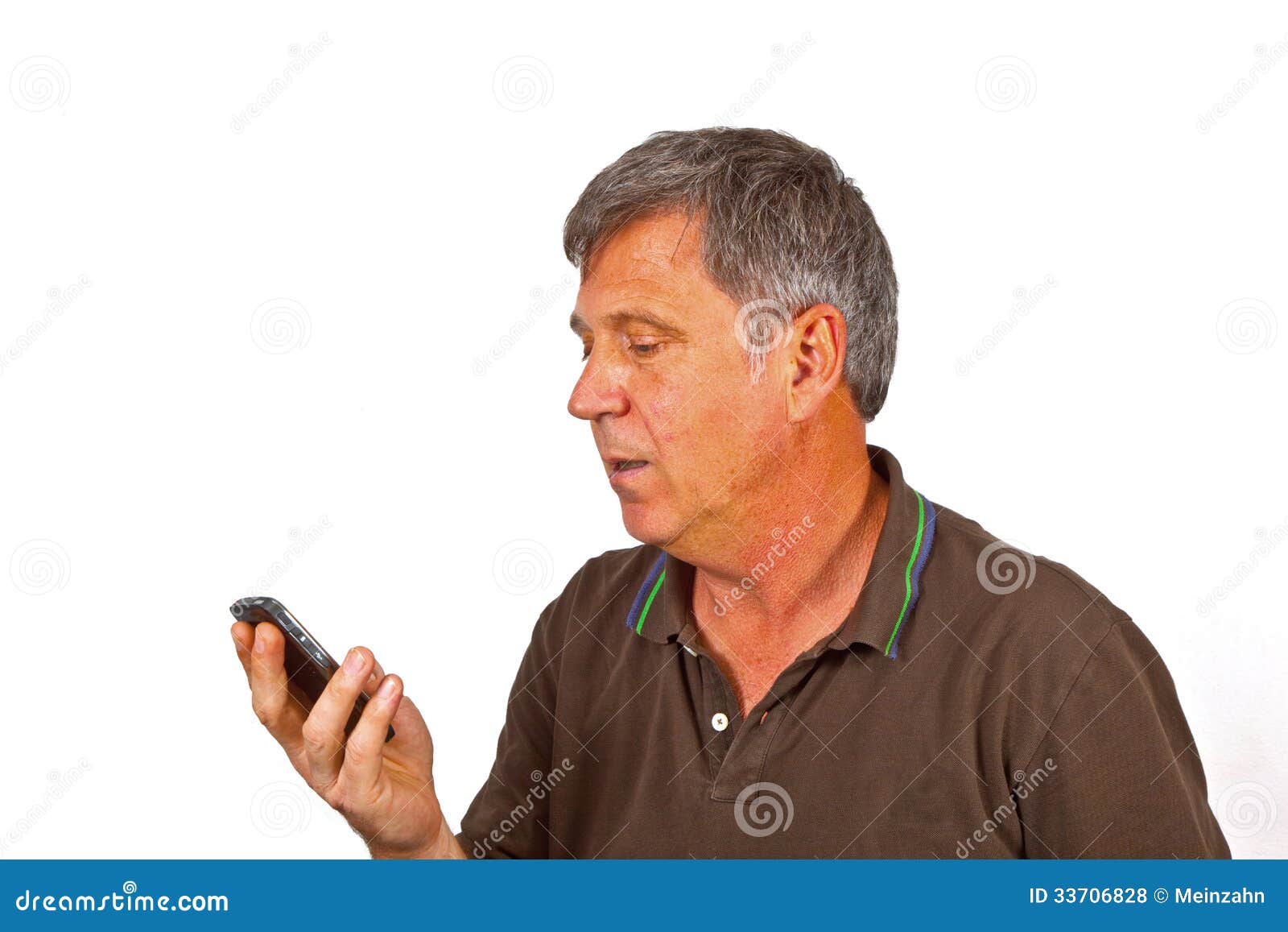 Man using the mobile stock photo. Image of male, grey - 33706828
