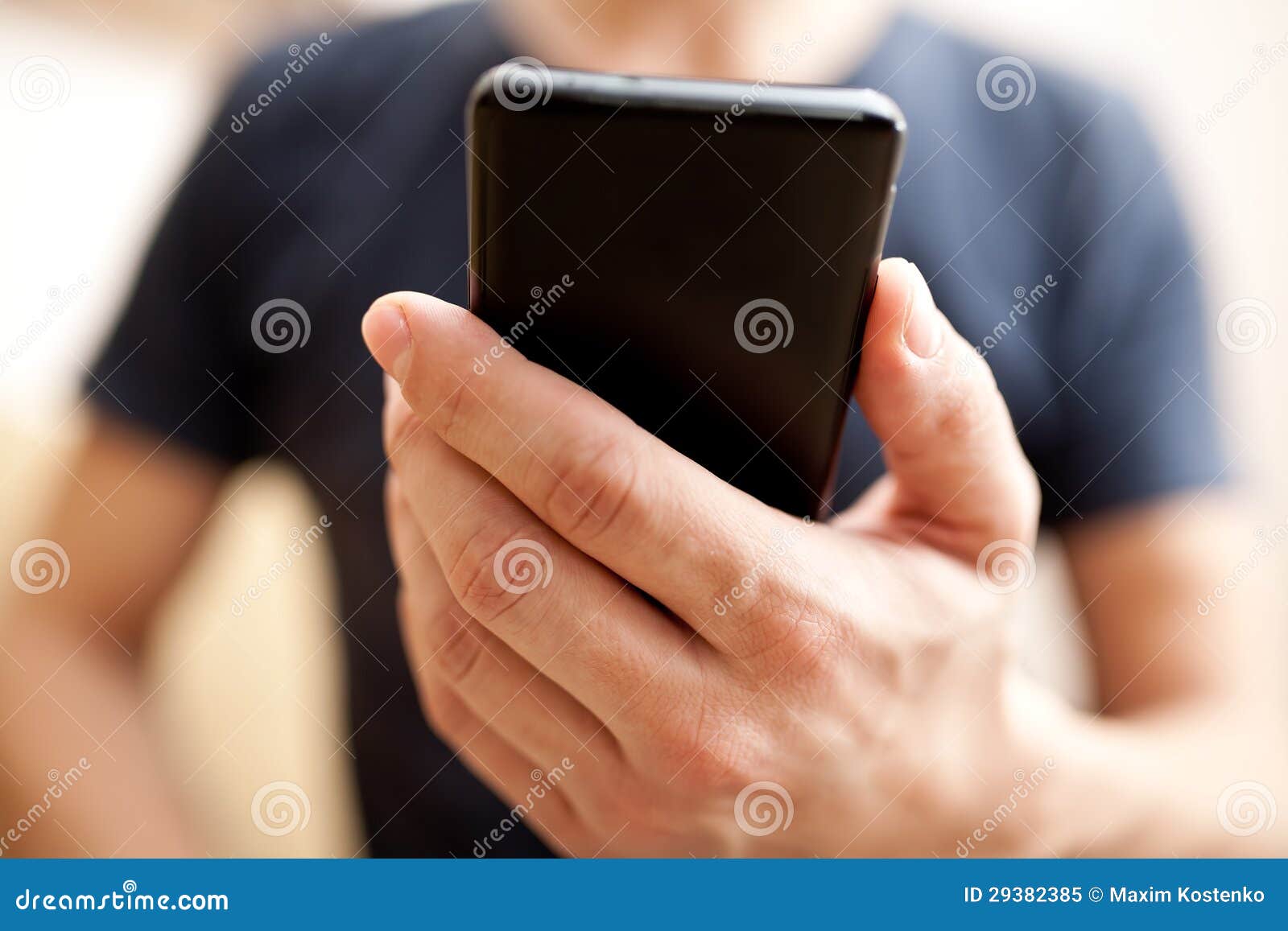 Man Using Mobile Smart Phone Stock Image - Image of lawyer, executive ...